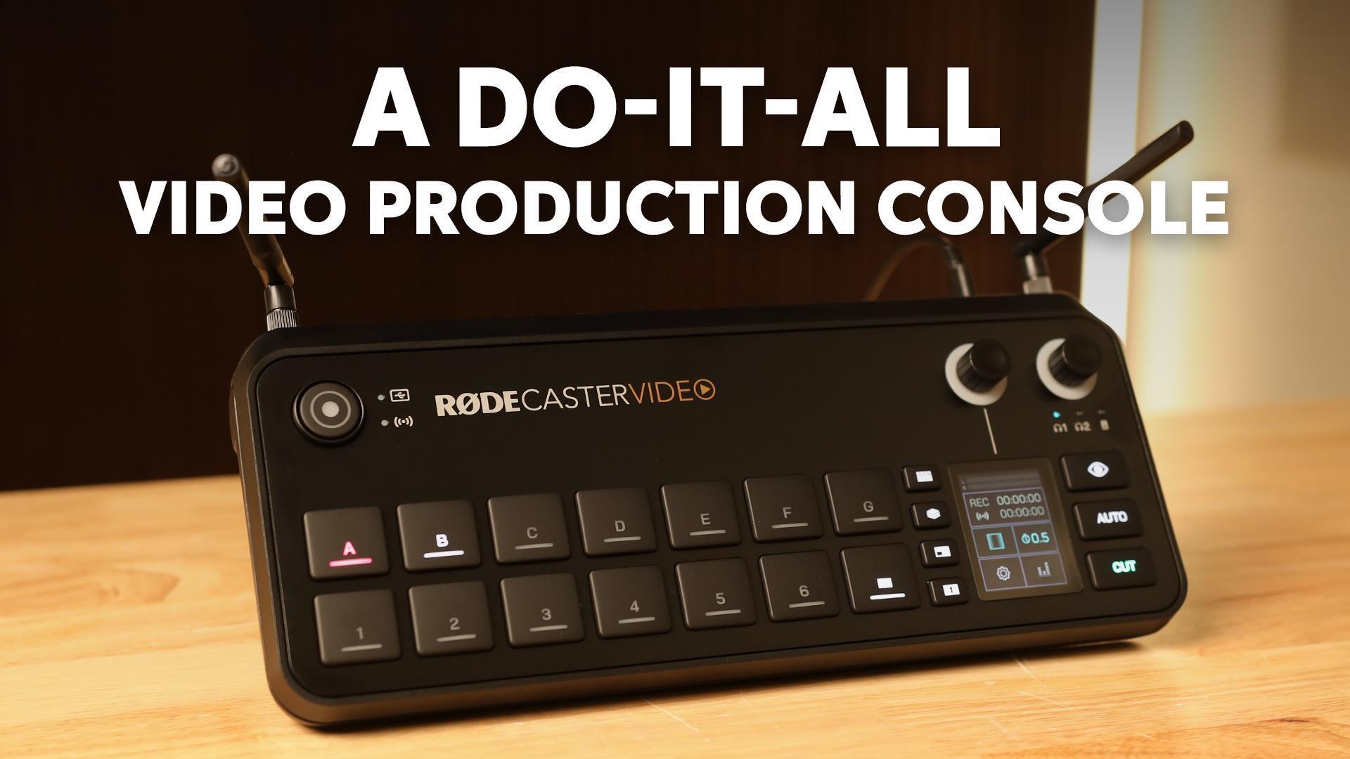 RODE RODECaster Video A/V Production Console Demo - InSync