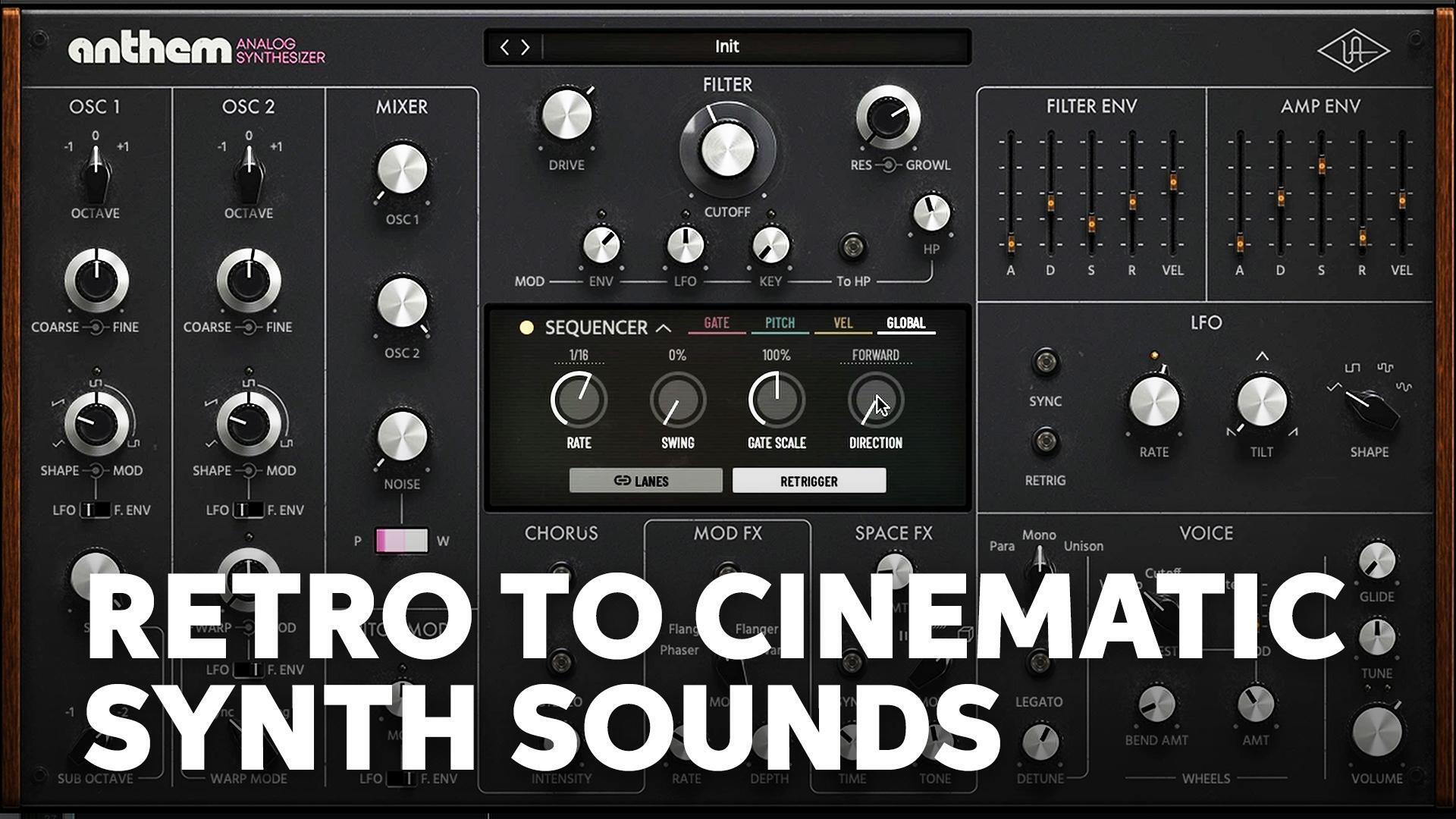 Universal Audio UAD Anthem Virtual Analog Synthesizer Overview - InSync