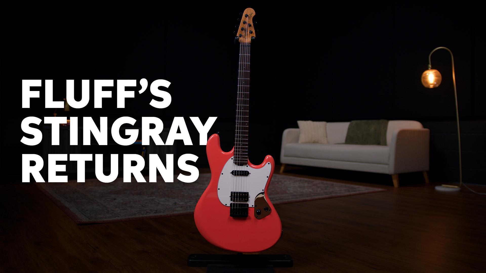 Sterling By Music Man Ryan “Fluff” Bruce Signature StingRay Electric ...