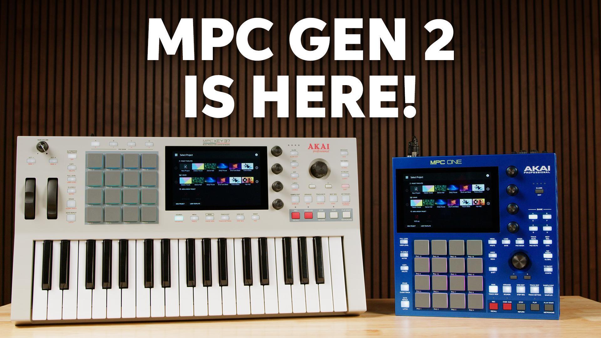 Akai MPC Key 37 G2 & MPC One G2: The New Standalone MPCs Are Here - InSync