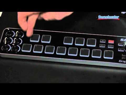 Samson Graphite MD13 Portable Control Surface Overview - Sweetwater at Winter NAMM 2014 - InSync