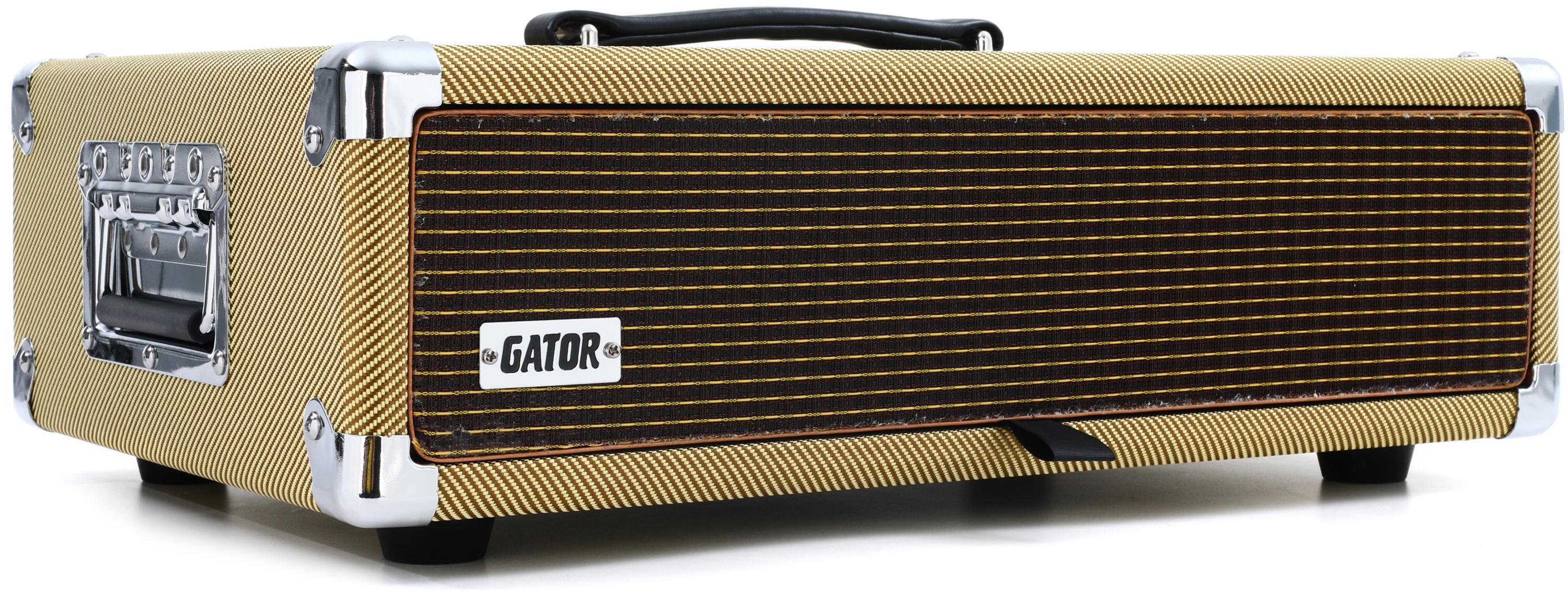 Gator GR-RETRORACK-2TW Vintage Amp Vibe Rack Case - 2U Tweed | Sweetwater