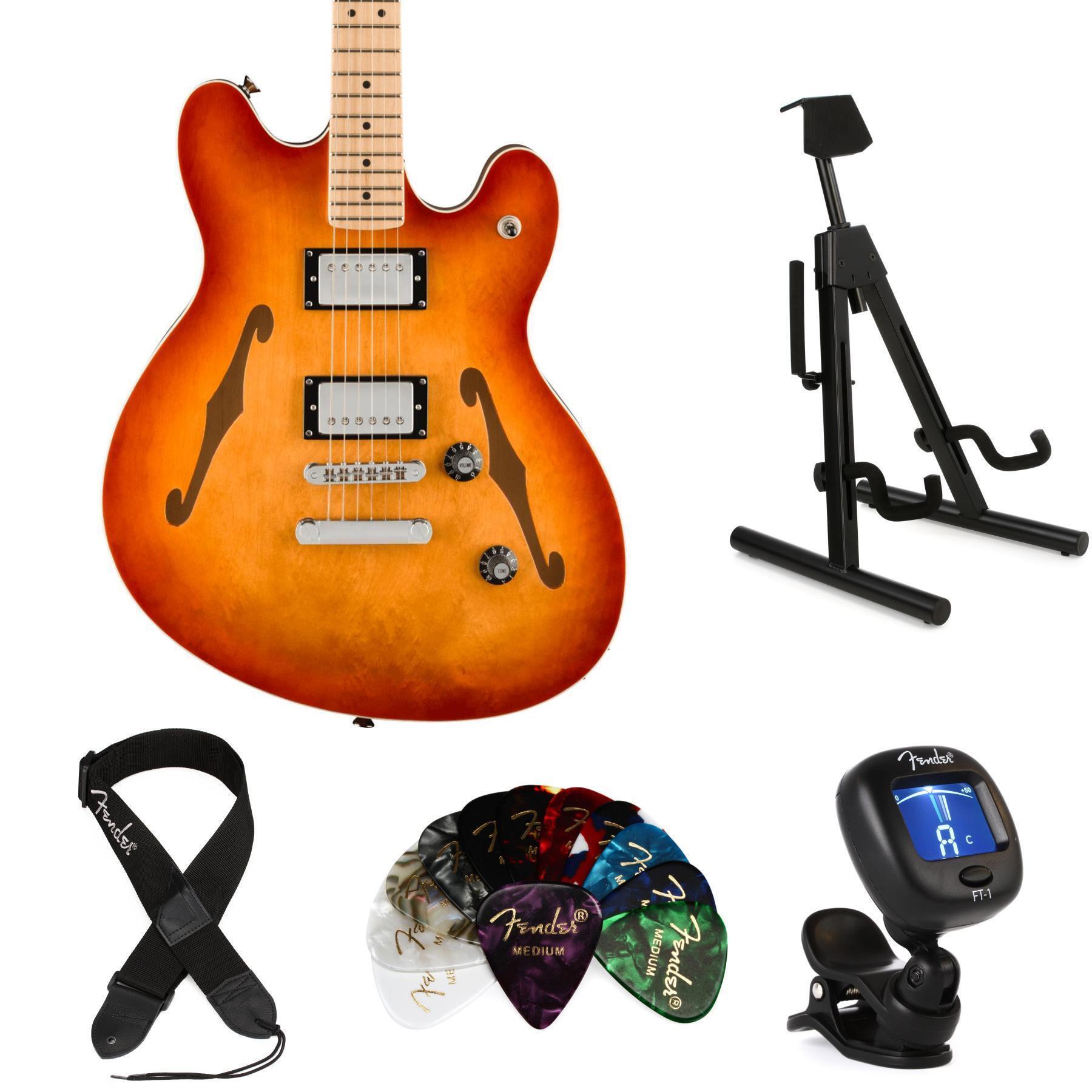 Squier Affinity Series Starcaster Deluxe Semi-hollowbody Electric ...