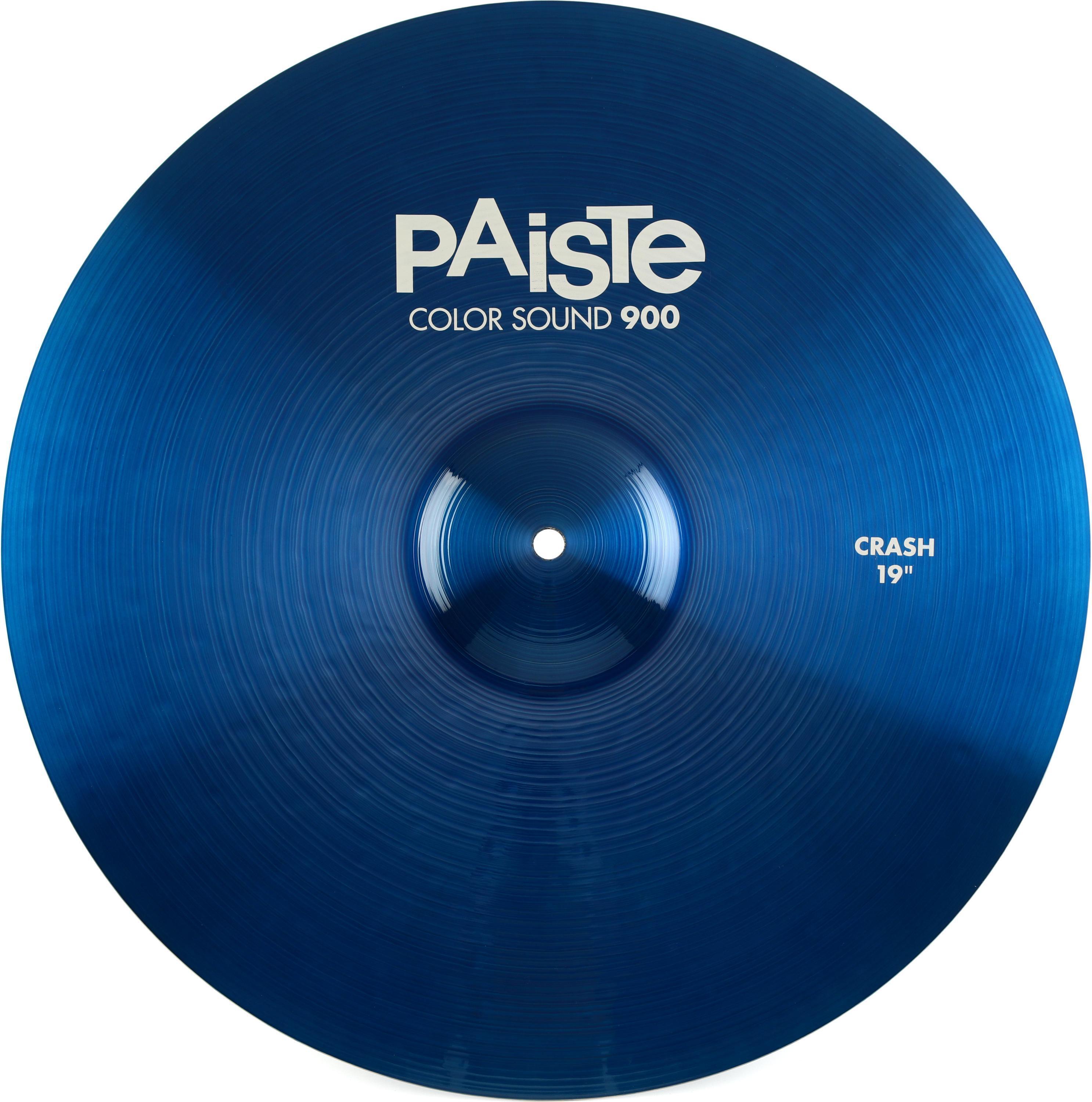 Paiste 19 inch Color Sound 900 Blue Crash Cymbal | Sweetwater