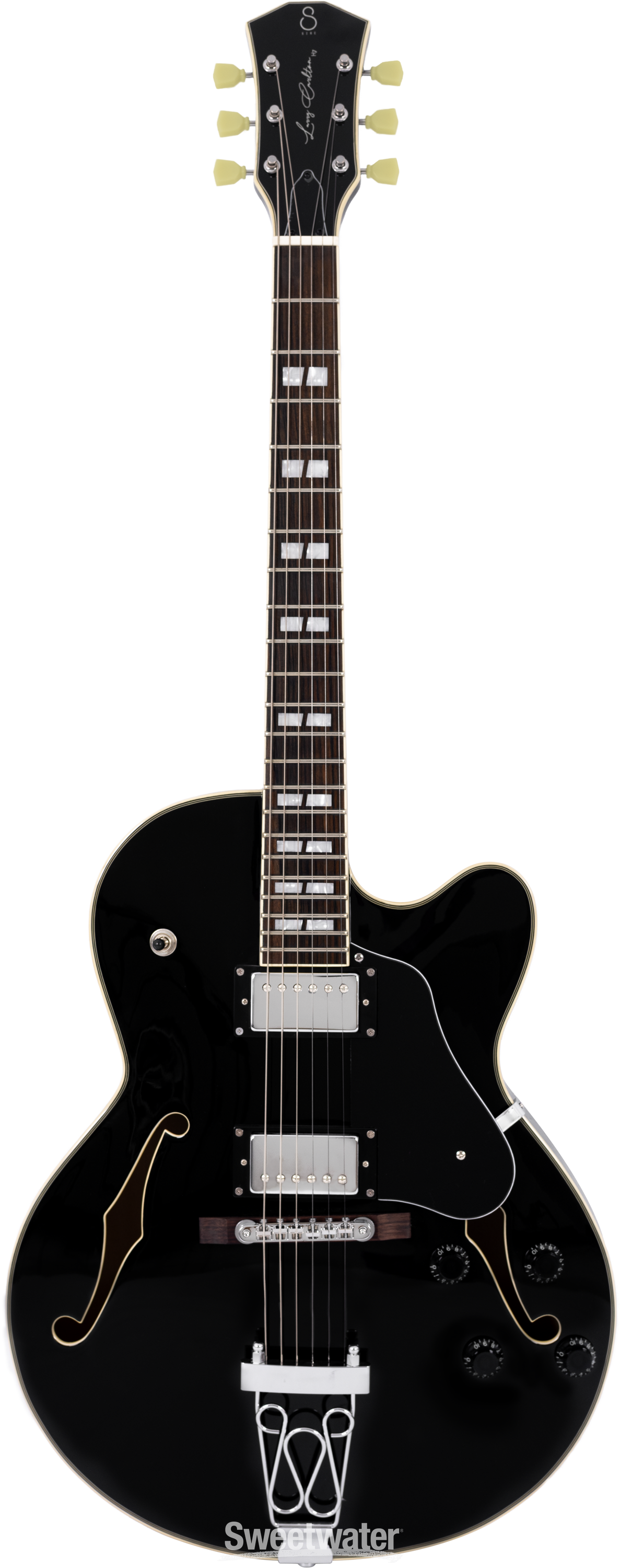 Sire Larry Carlton H7F Hollowbody Electric Guitar - Black | Sweetwater