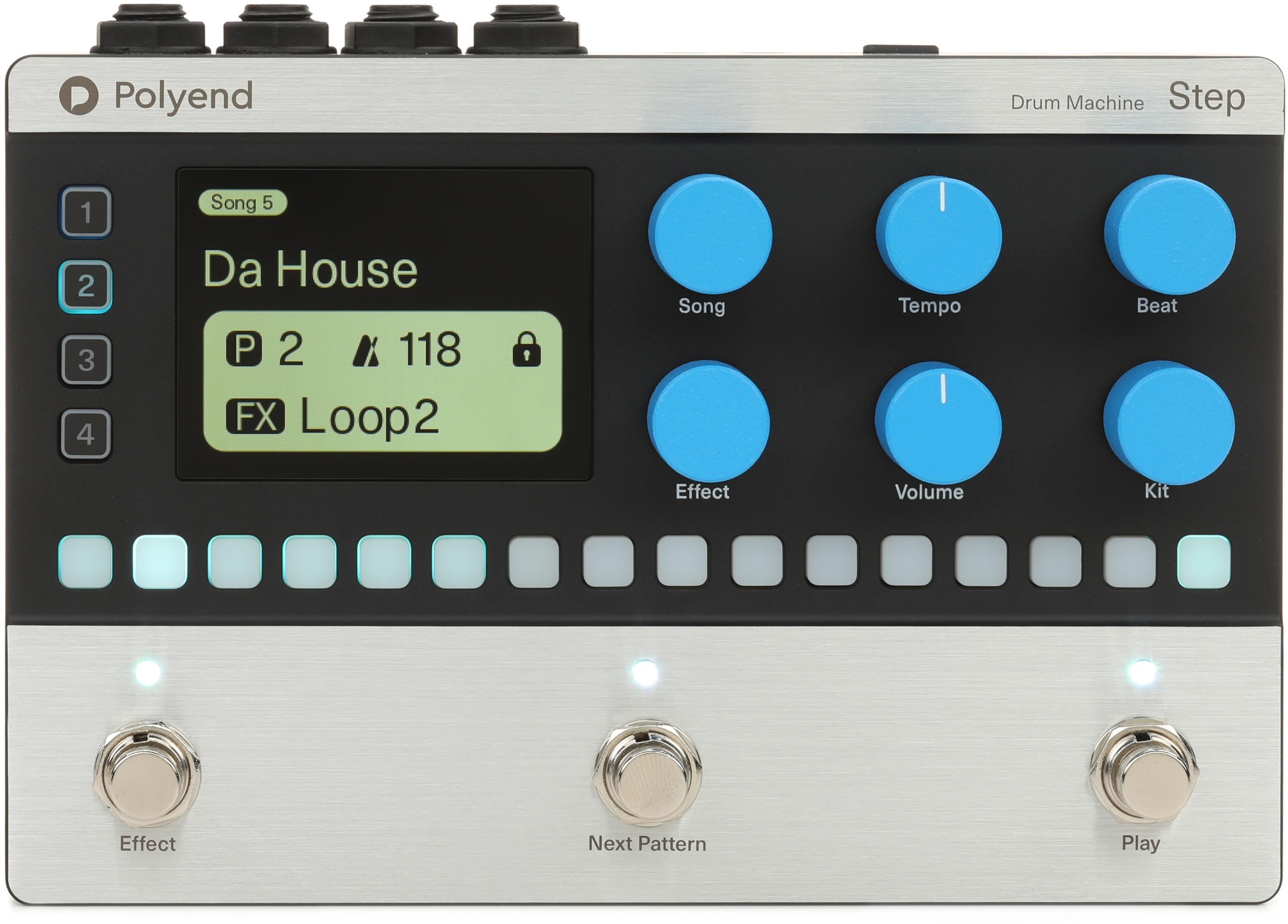 Polyend Step Drum Machine Pedal | Sweetwater