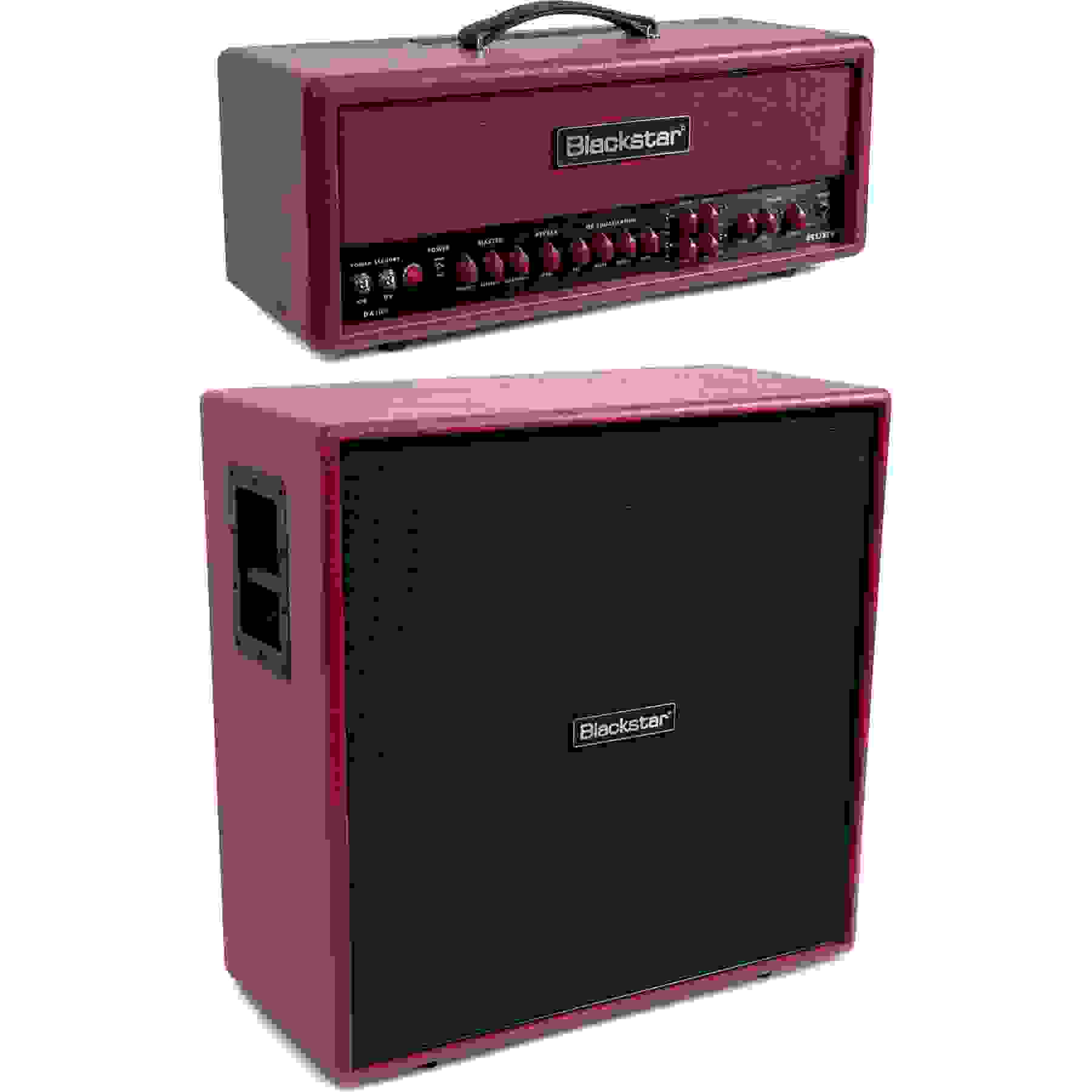 Blackstar DA100 Ruby 100-watt Tube Amplifier Head with DA412B 4x12" Guitar Cabinet | Sweetwater