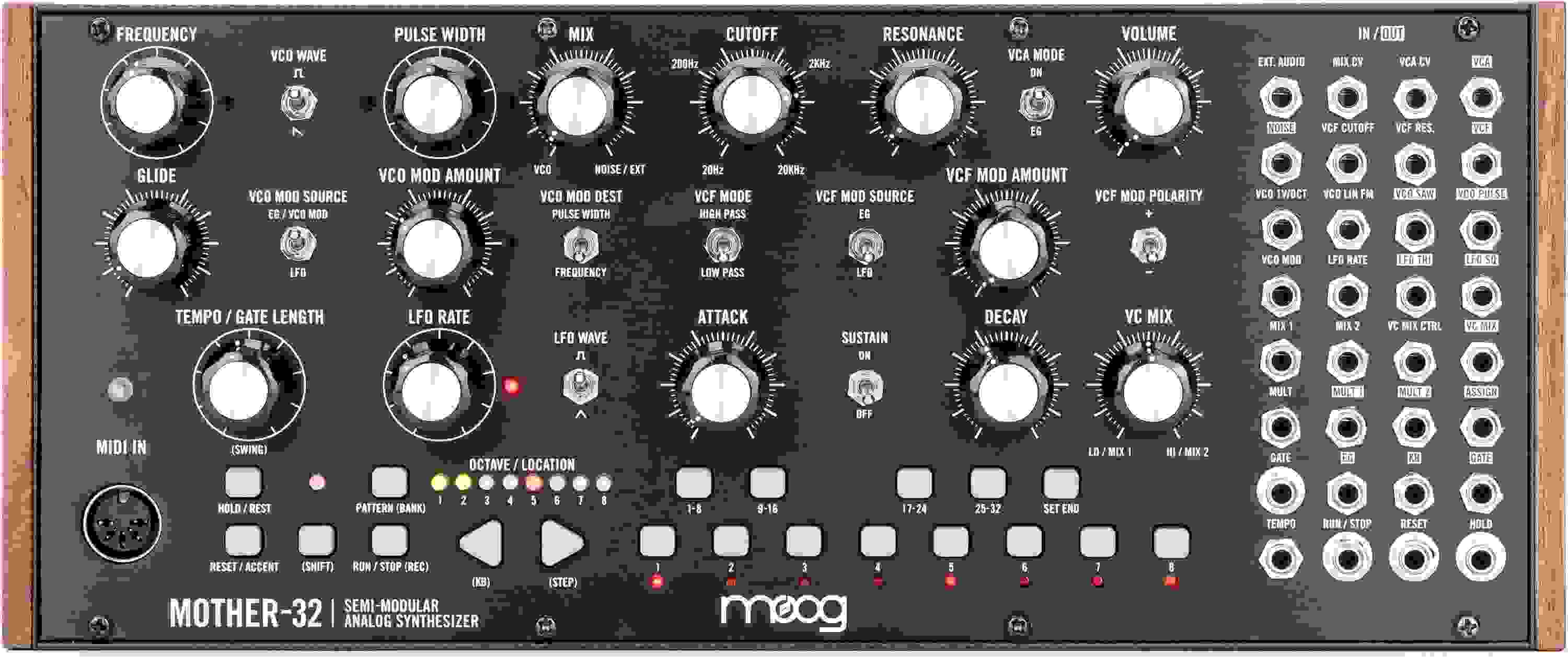 Moog Mother-32 Semi-modular Eurorack Analog Synthesizer and Step ...