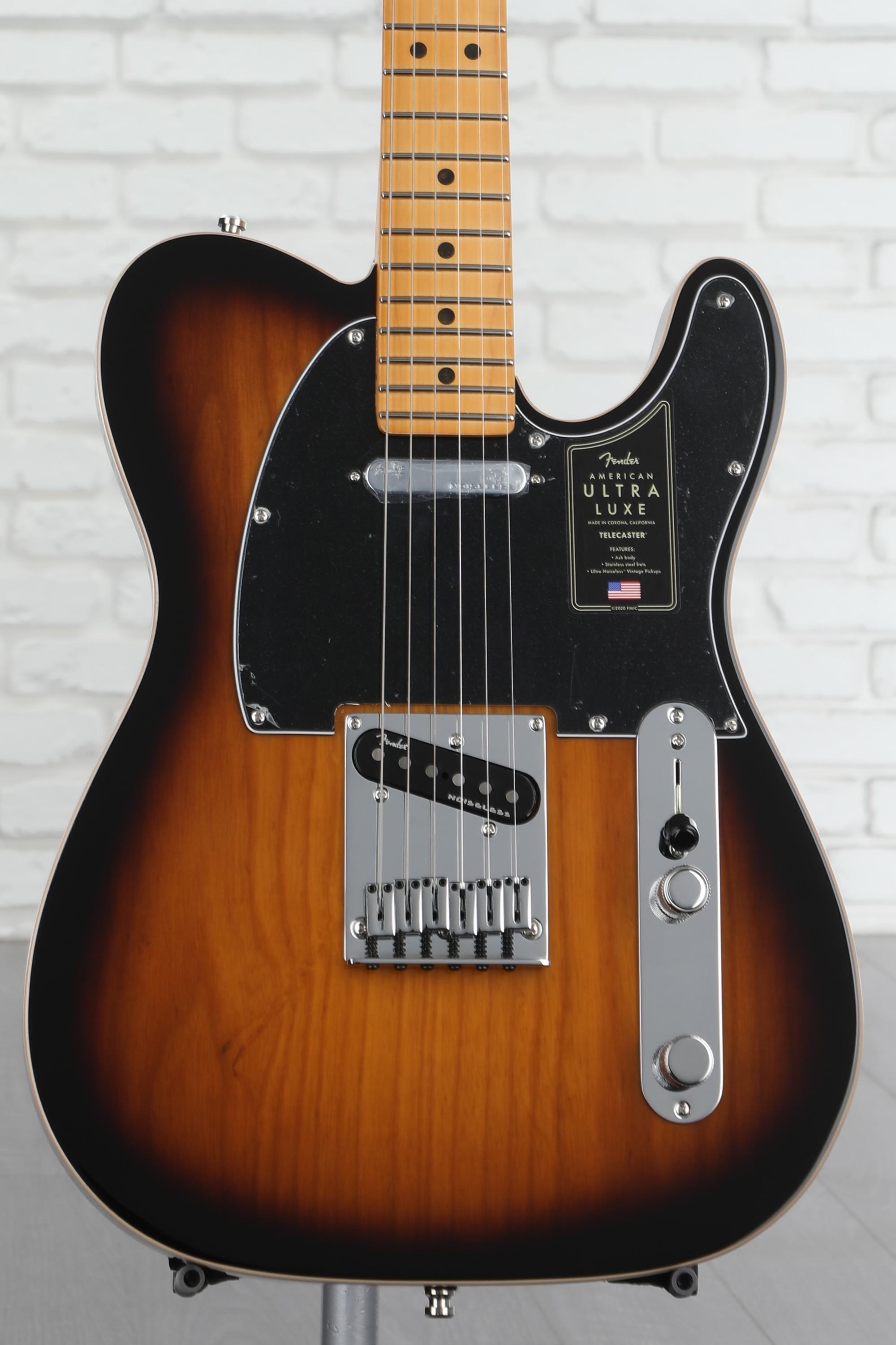 Fender American Ultra Luxe Telecaster - 2-color Sunburst with Maple ...