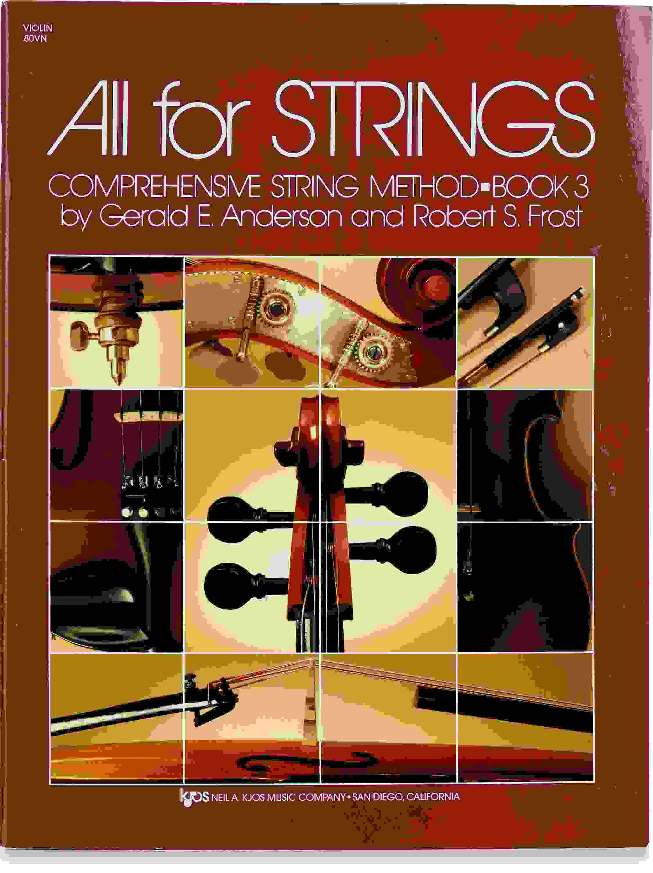 Kjos All for Strings Book 3 - Violin | Sweetwater