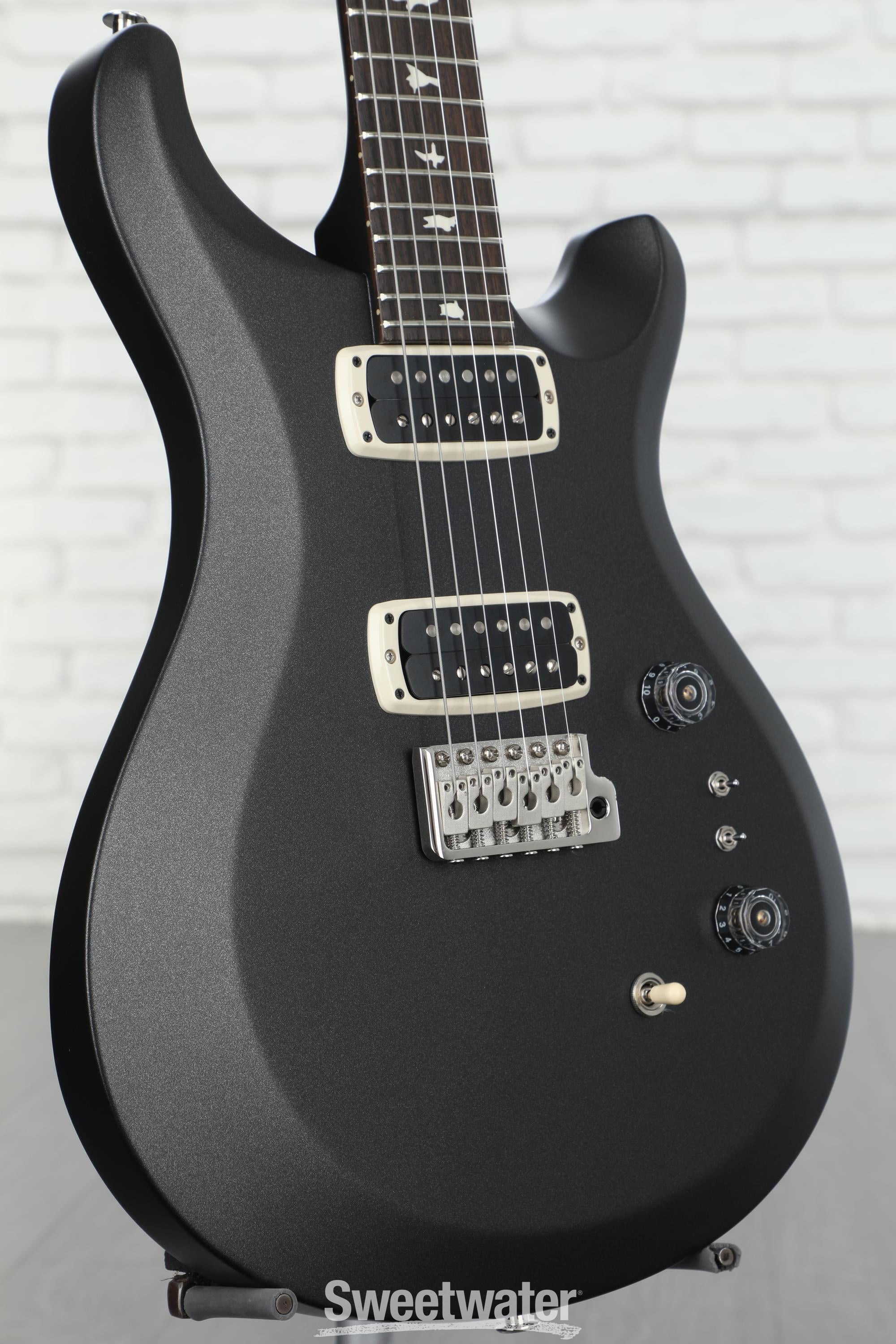 PRS S2 Custom 24-08 Electric Guitar - Satin Black | Sweetwater