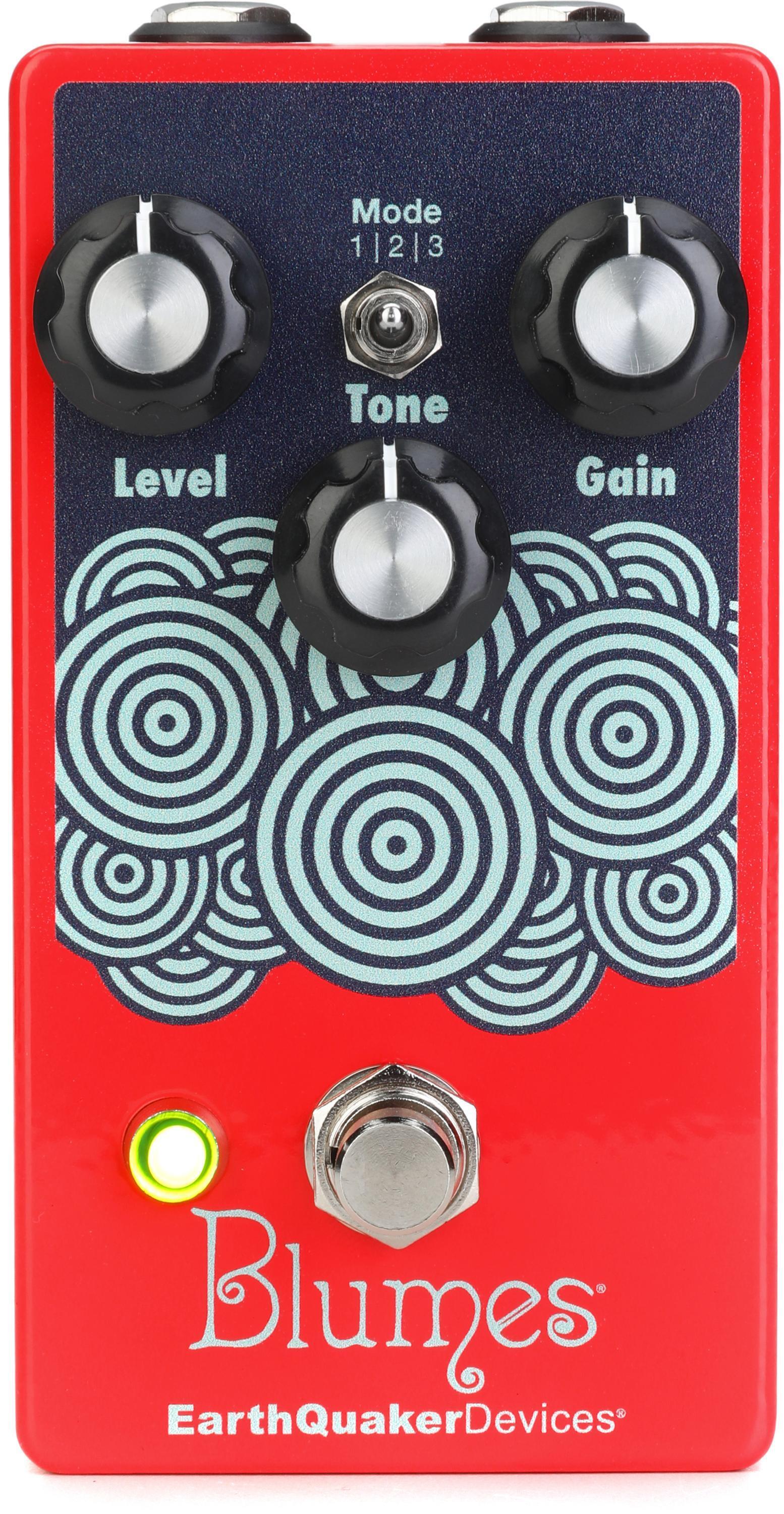 EarthQuaker Devices Blumes Low Signal Shredder Overdrive Pedal - Ruby Citron, Sweetwater Exclusive