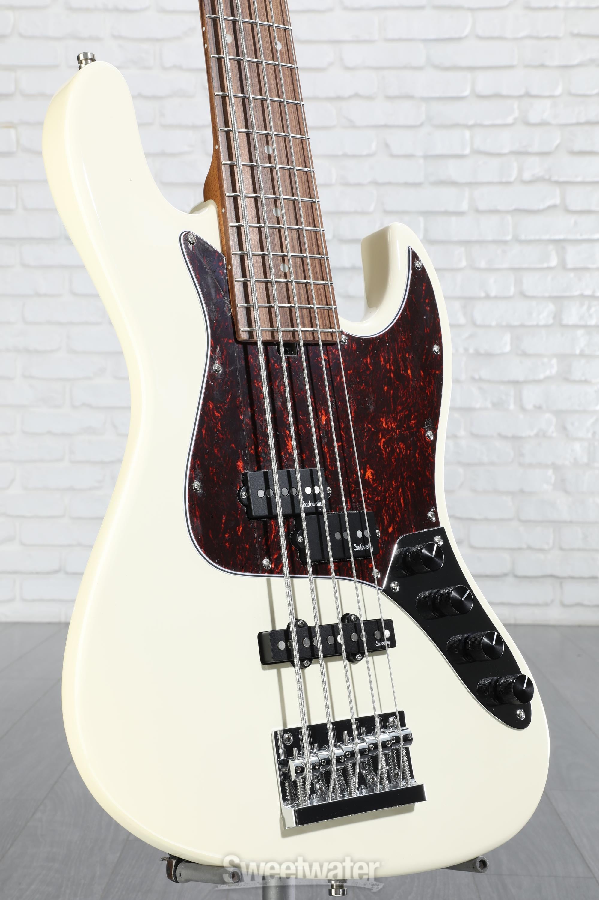 Sadowsky MetroExpress 21-fret Hybrid PJ 5-string Bass - Olympic White ...