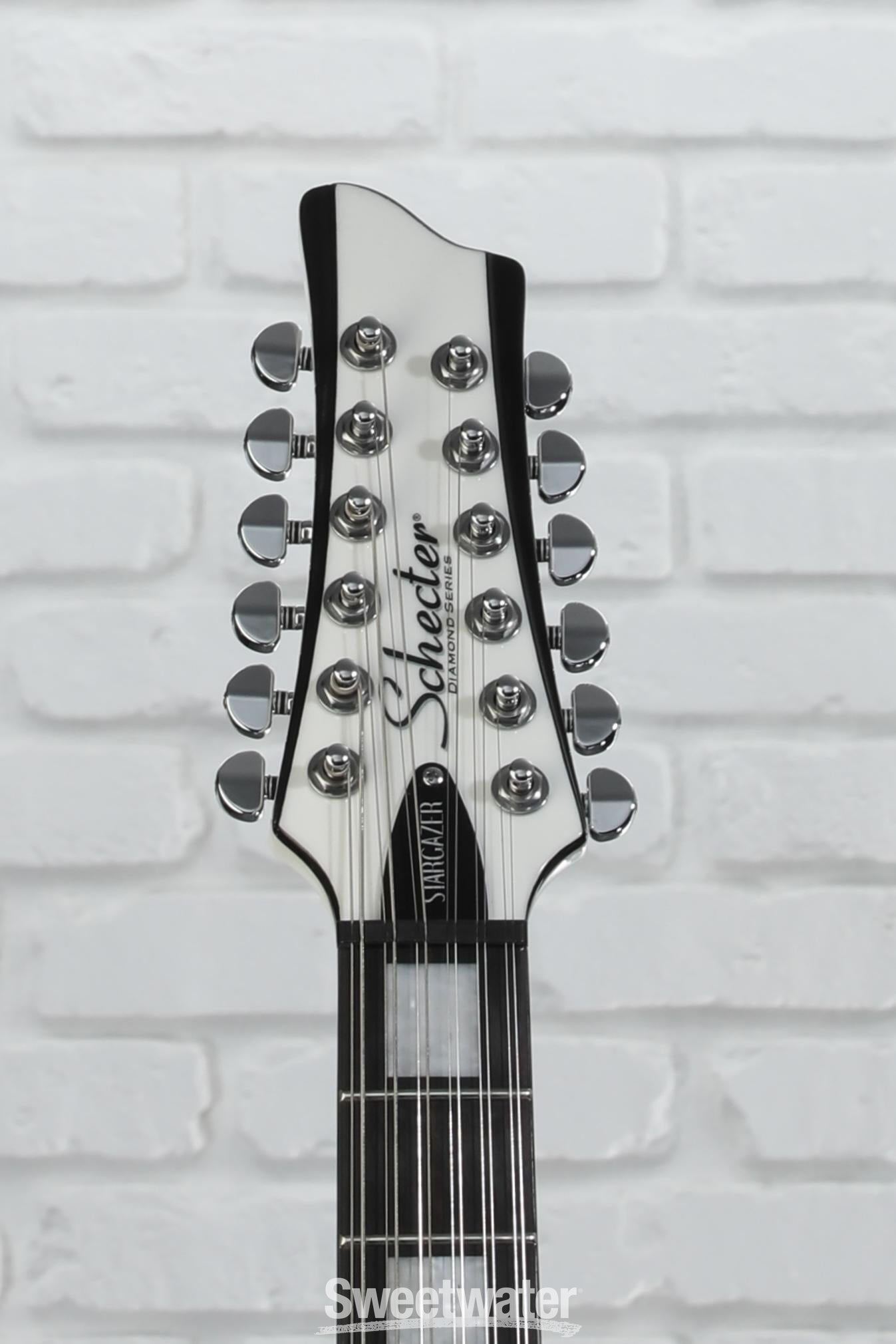 Schecter Stargazer 12 12-string Electric Guitar - Gloss White | Sweetwater