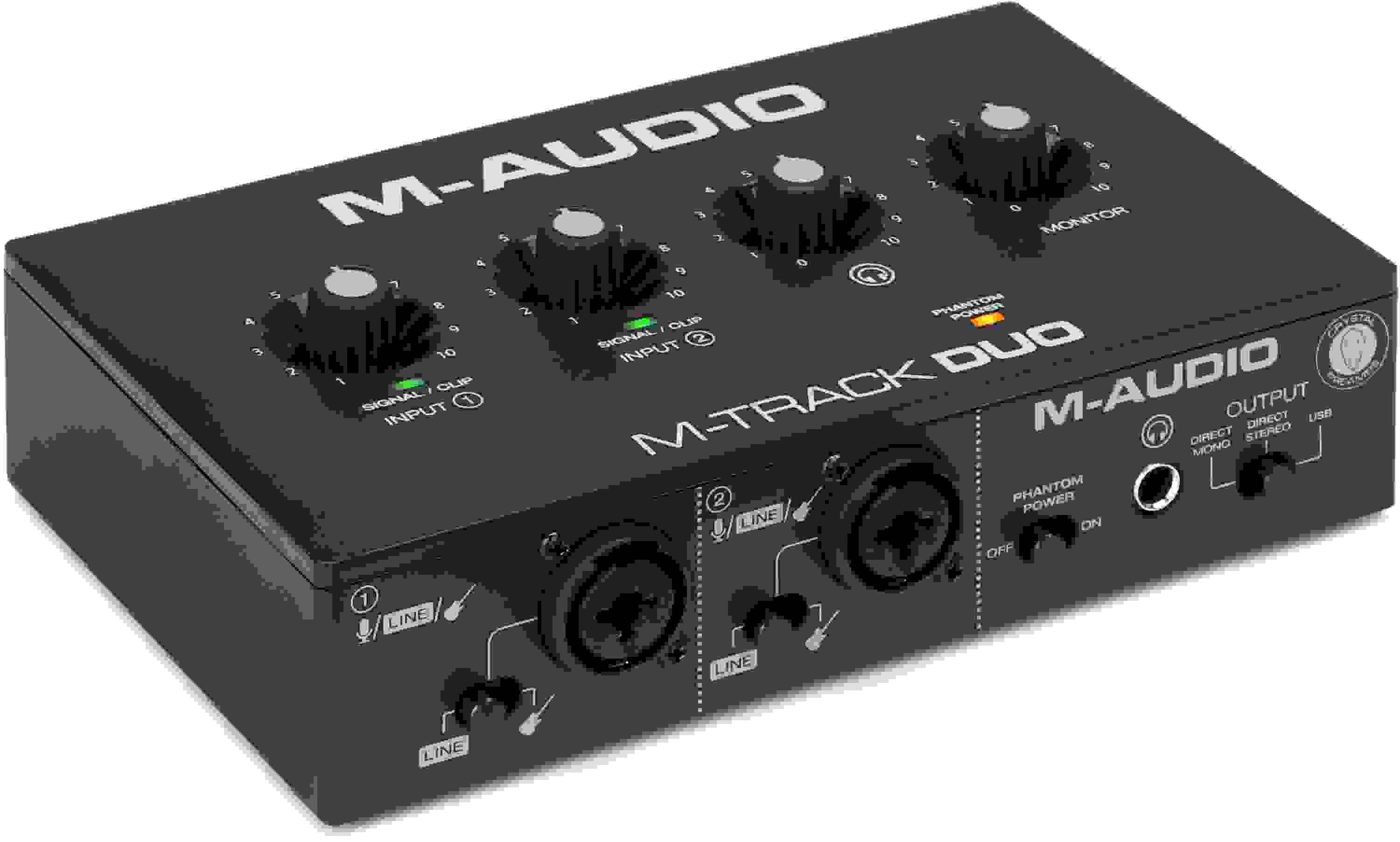 M-Audio M-Track Duo USB Audio Interface | Sweetwater