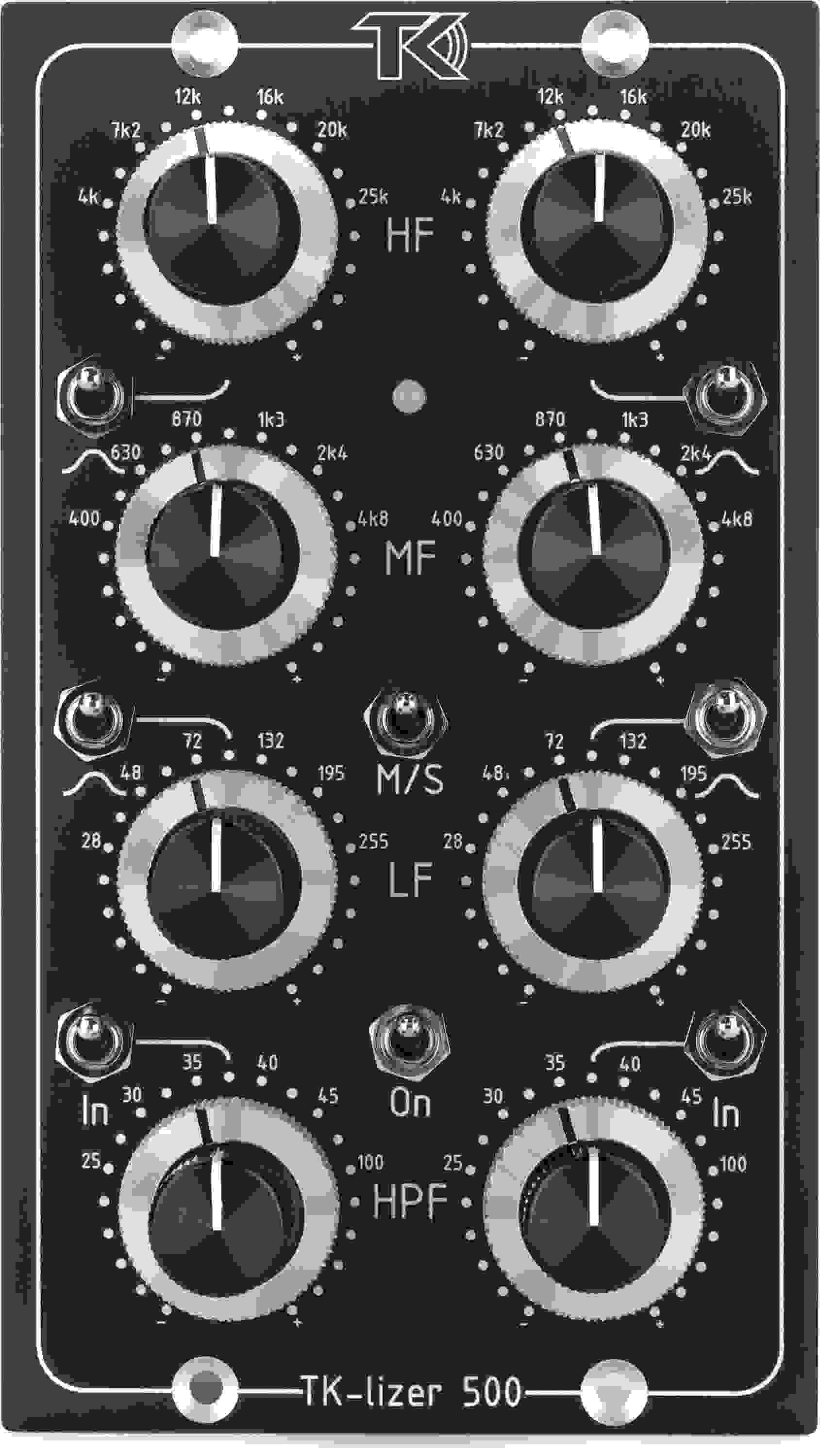 TK Audio TK-lizer 500 500 Series EQ with Mid/Side Processing | Sweetwater