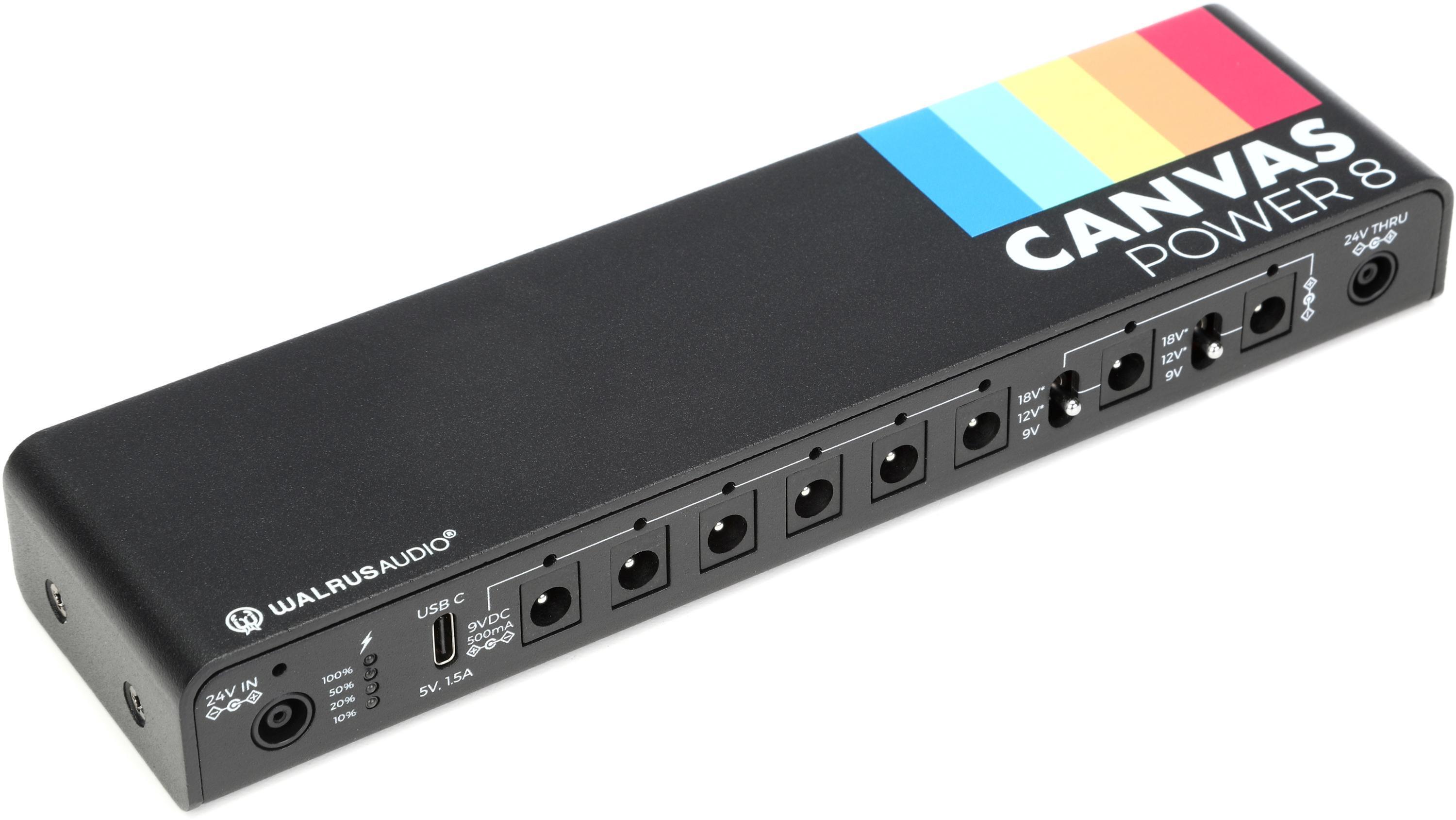 Walrus Audio Canvas Power 8 Pedal Power Supply | Sweetwater