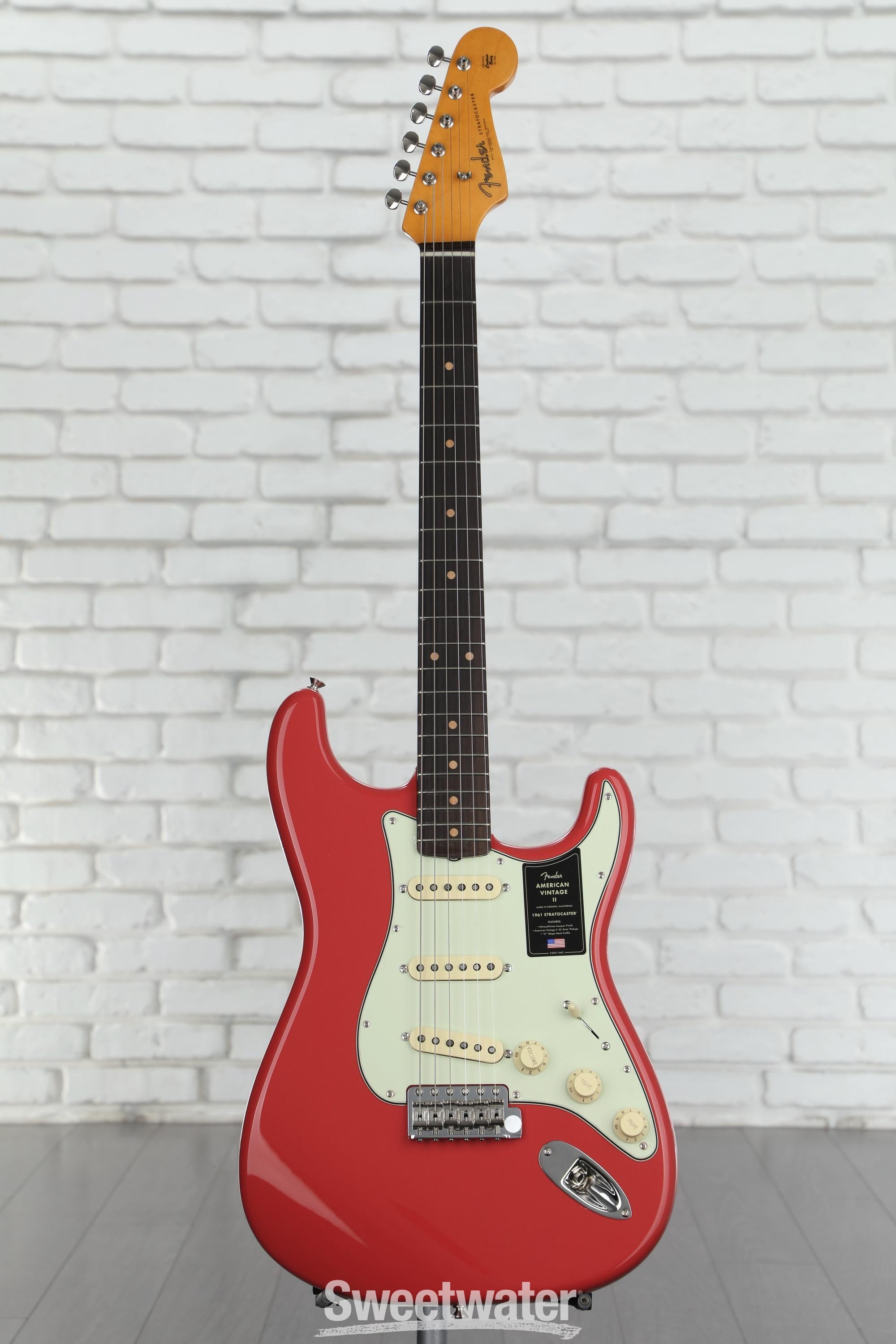 Fender American Vintage II 1961 Stratocaster Electric Guitar - Fiesta ...