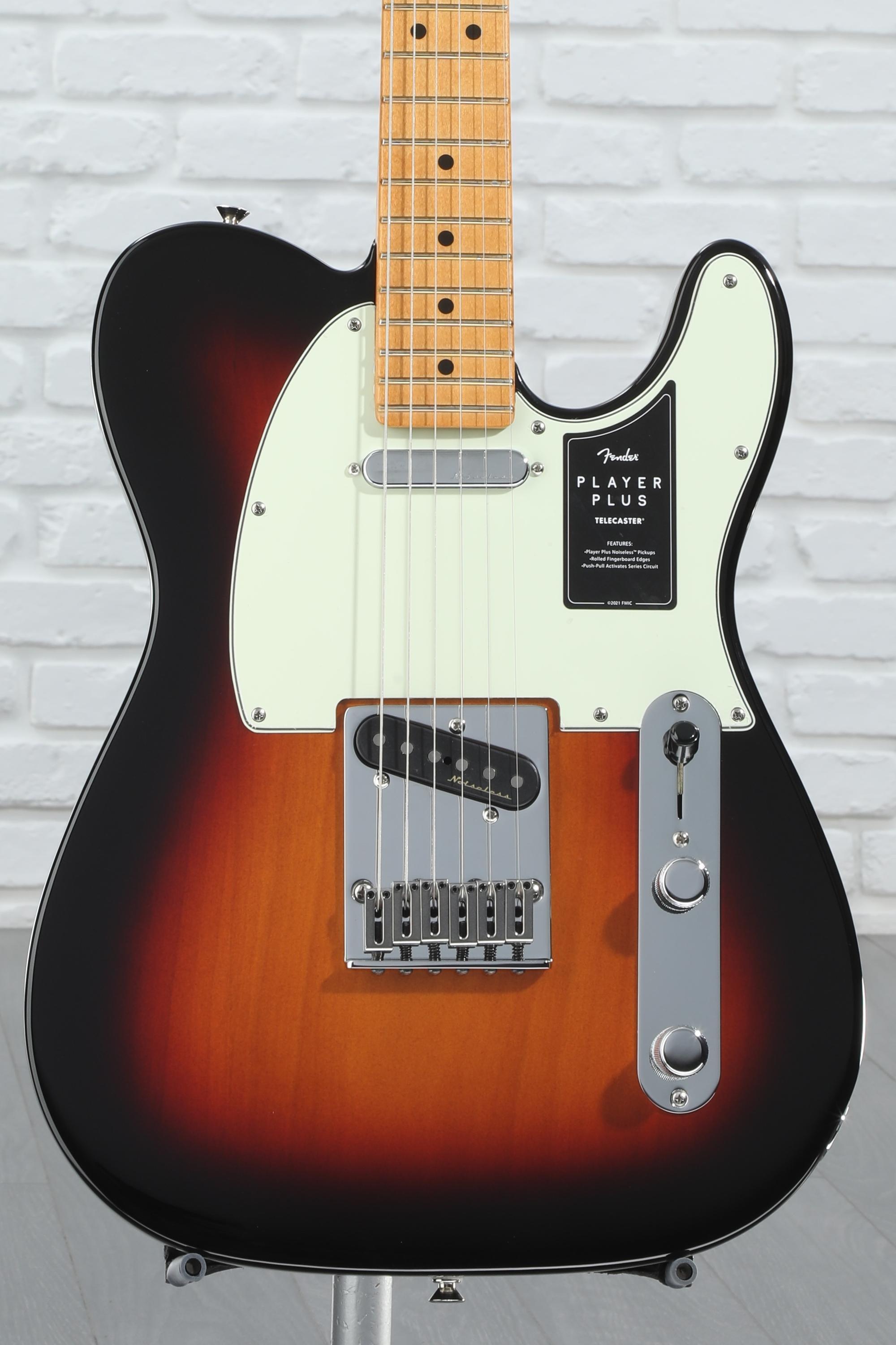 Fender Player Plus Telecaster - 3-tone Sunburst with Maple Fingerboard ...