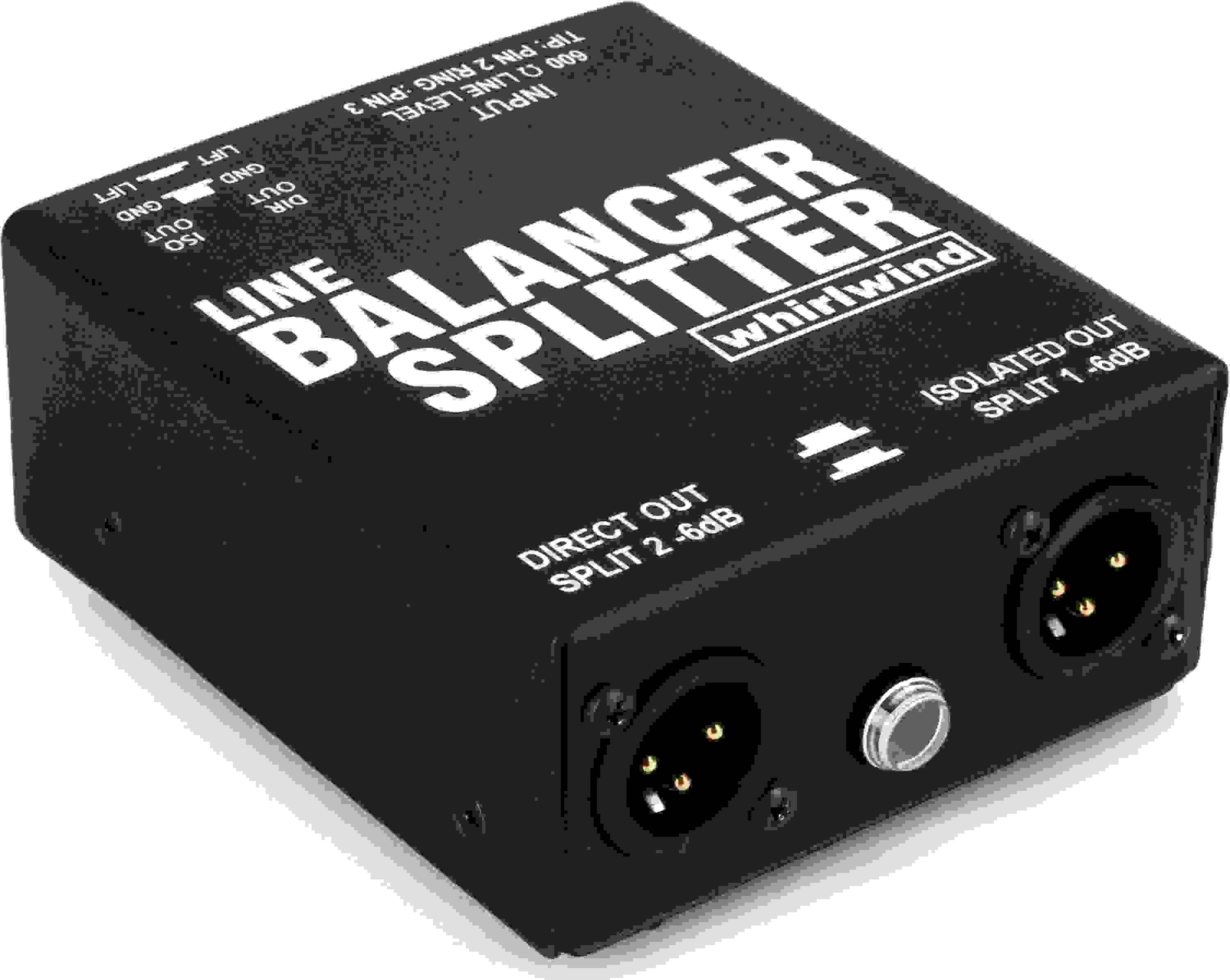Whirlwind LBS 1x2 Live Balancer and Splitter | Sweetwater