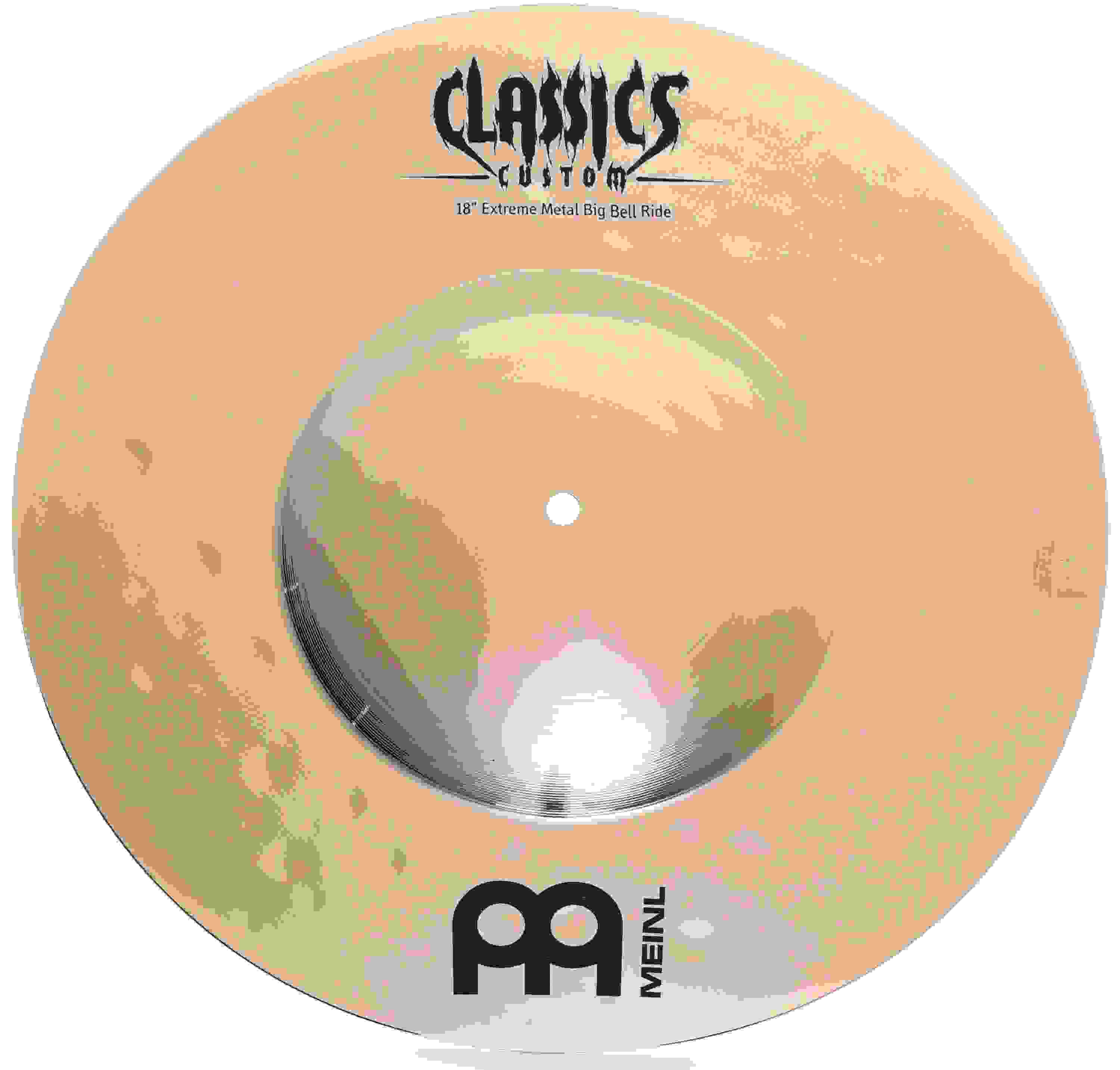 Meinl Cymbals 18-inch Extreme Metal Brilliant Big Bell Ride Cymbal ...