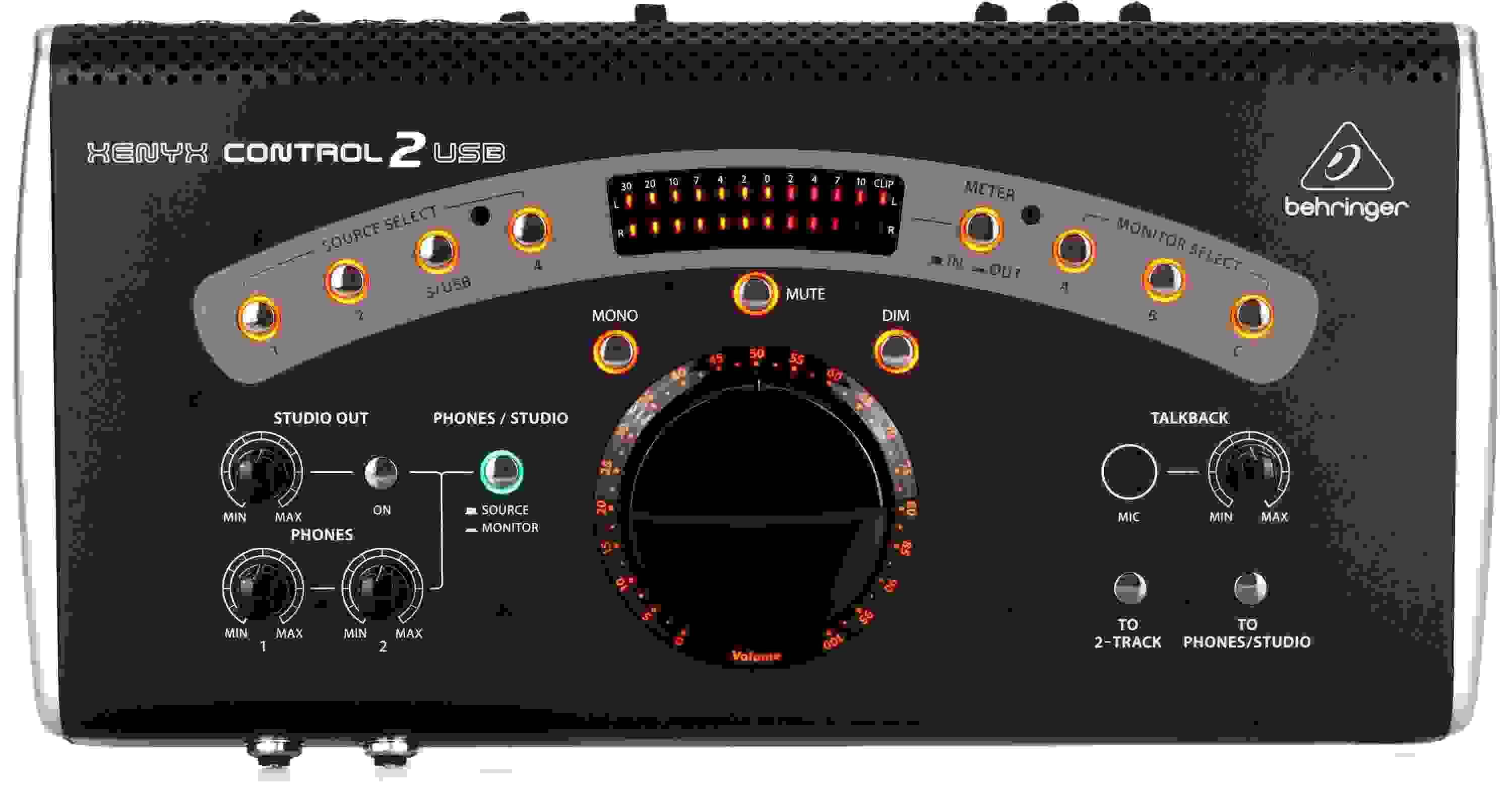 Behringer CONTROL2USB High-end Studio Control with VCA Control and USB Audio Interface | Sweetwater