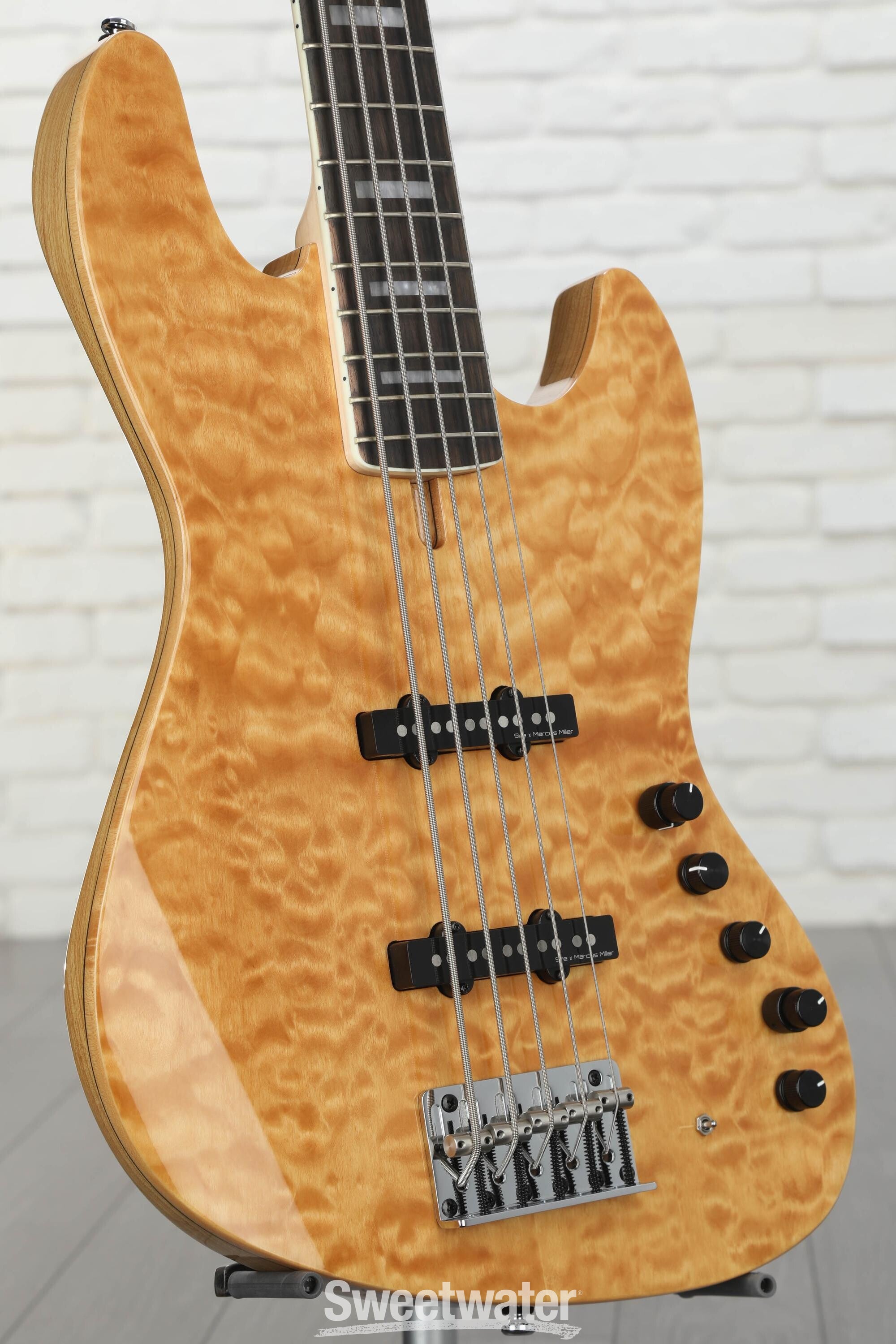 Sire Marcus Miller V9 Swamp Ash 5-string Bass Guitar - Natural | Sweetwater
