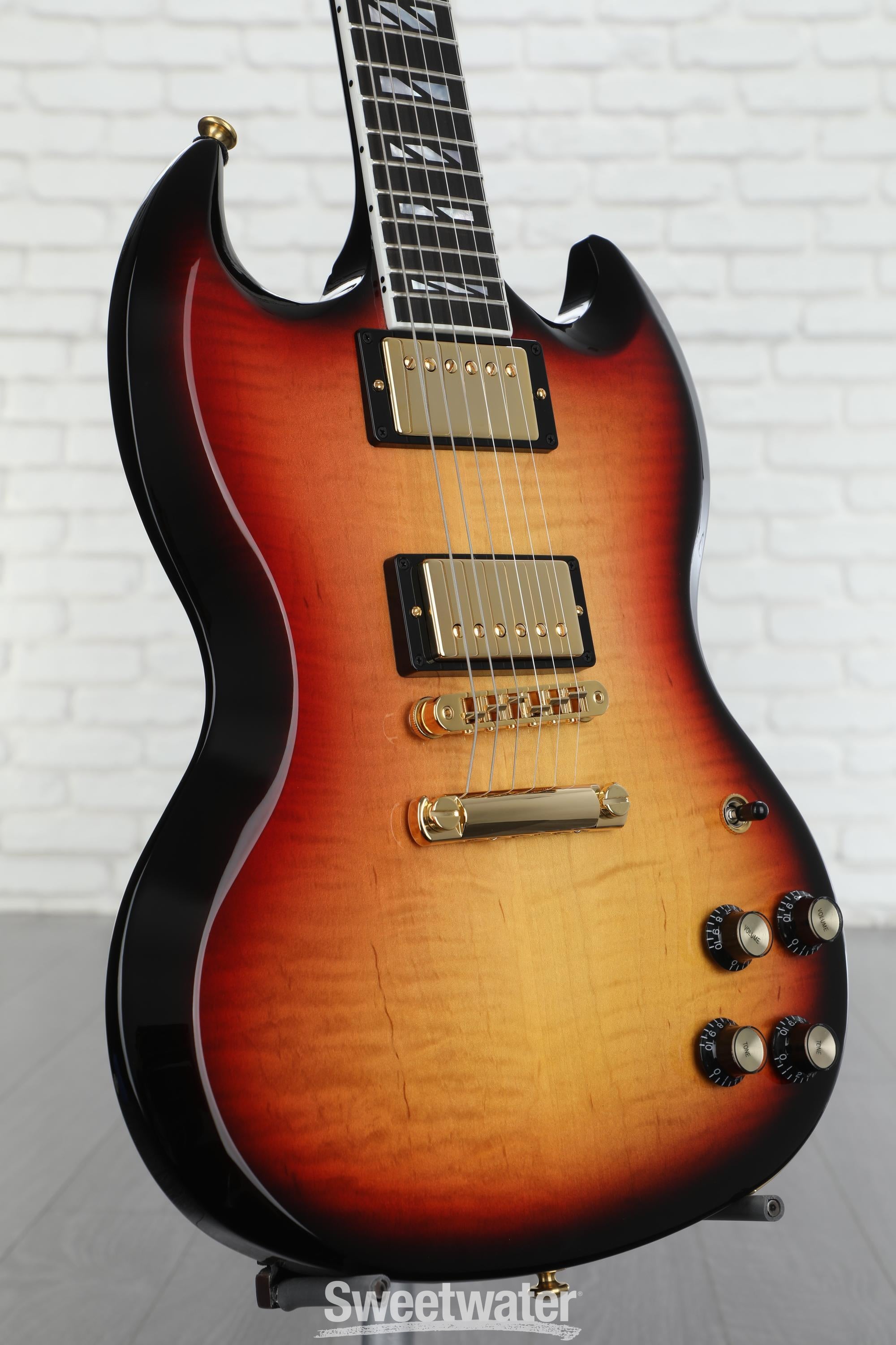 Gibson SG Supreme Electric Guitar - Fireburst | Sweetwater