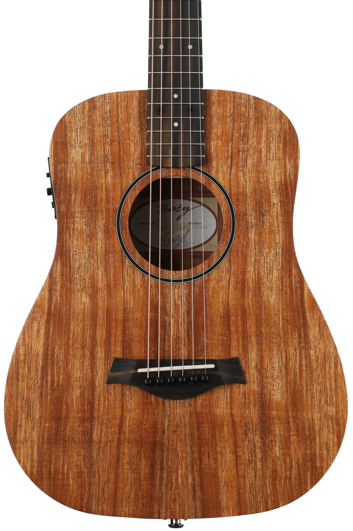 Taylor Baby Taylor BTe-Koa Acoustic-Electric Guitar - Natural Koa ...