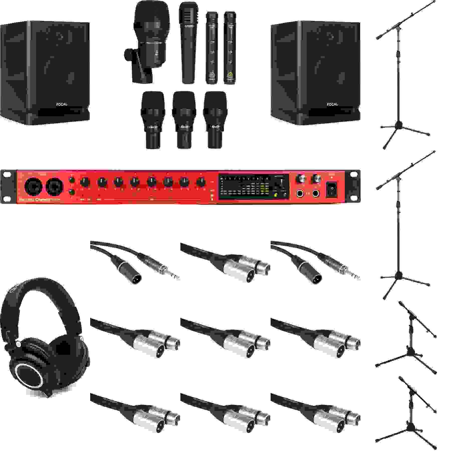 Sweetwater Casey Cooper Clarett+ Drum Recording Bundle