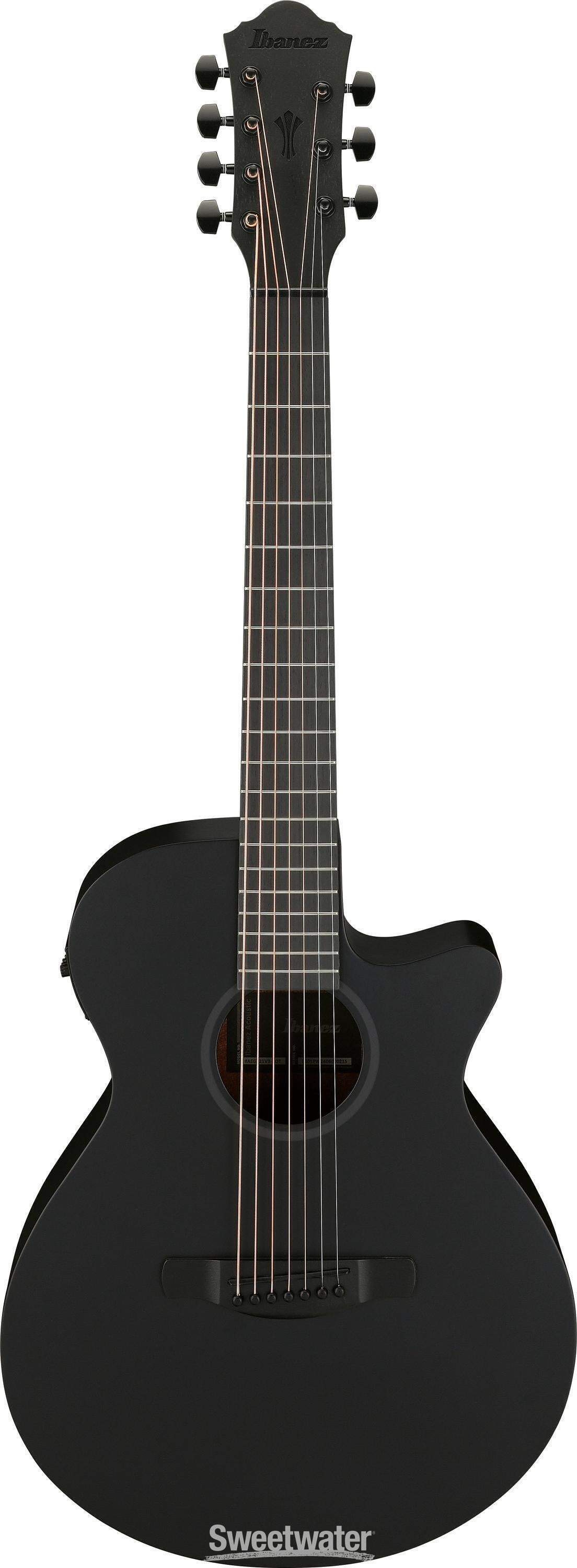 Ibanez AEG721 7-string Acoustic-electric Guitar - Black Out | Sweetwater