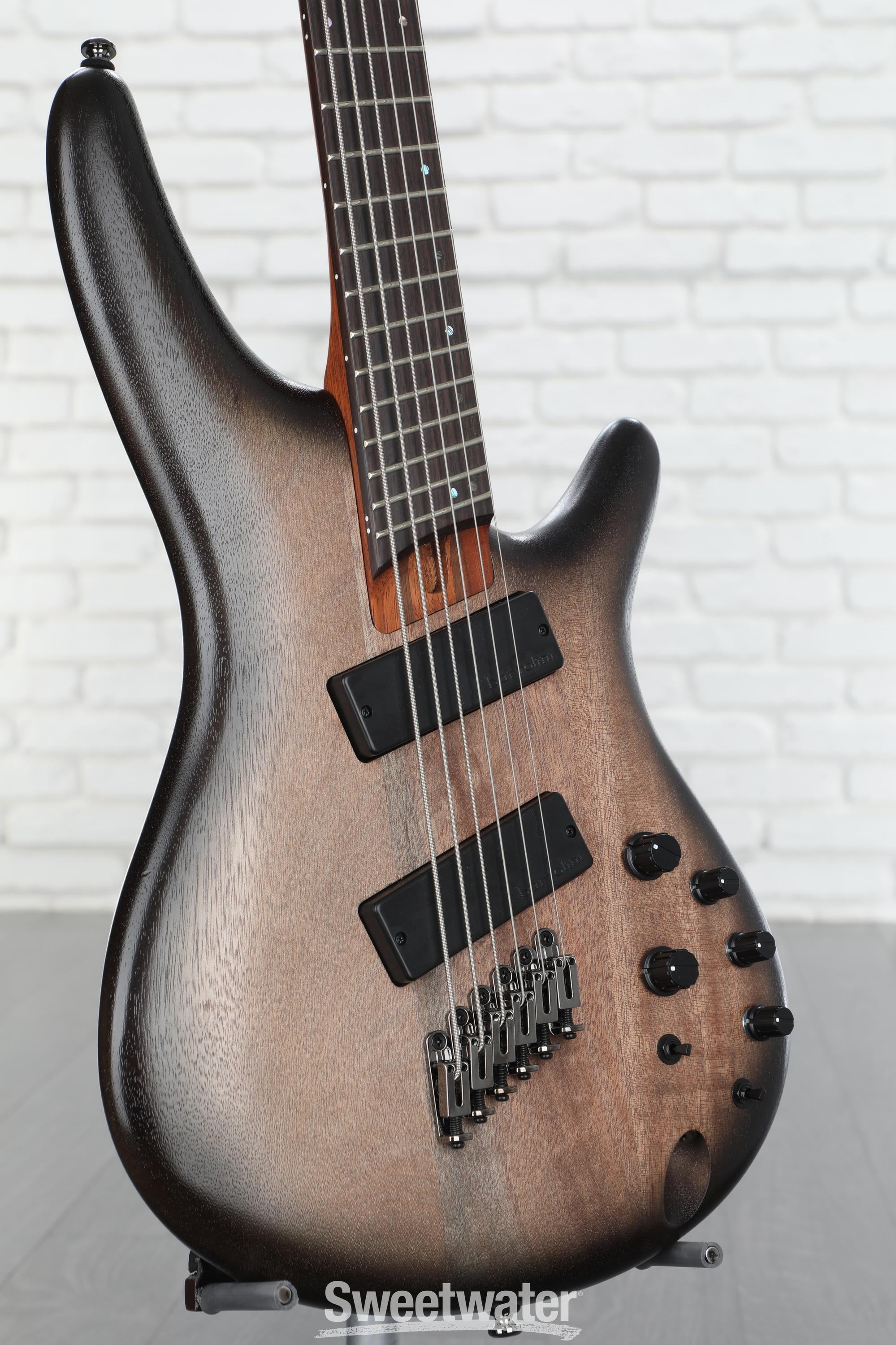 Ibanez Bass Workshop SRC6MS 6-string Multi-Scale Bass Guitar - Black ...