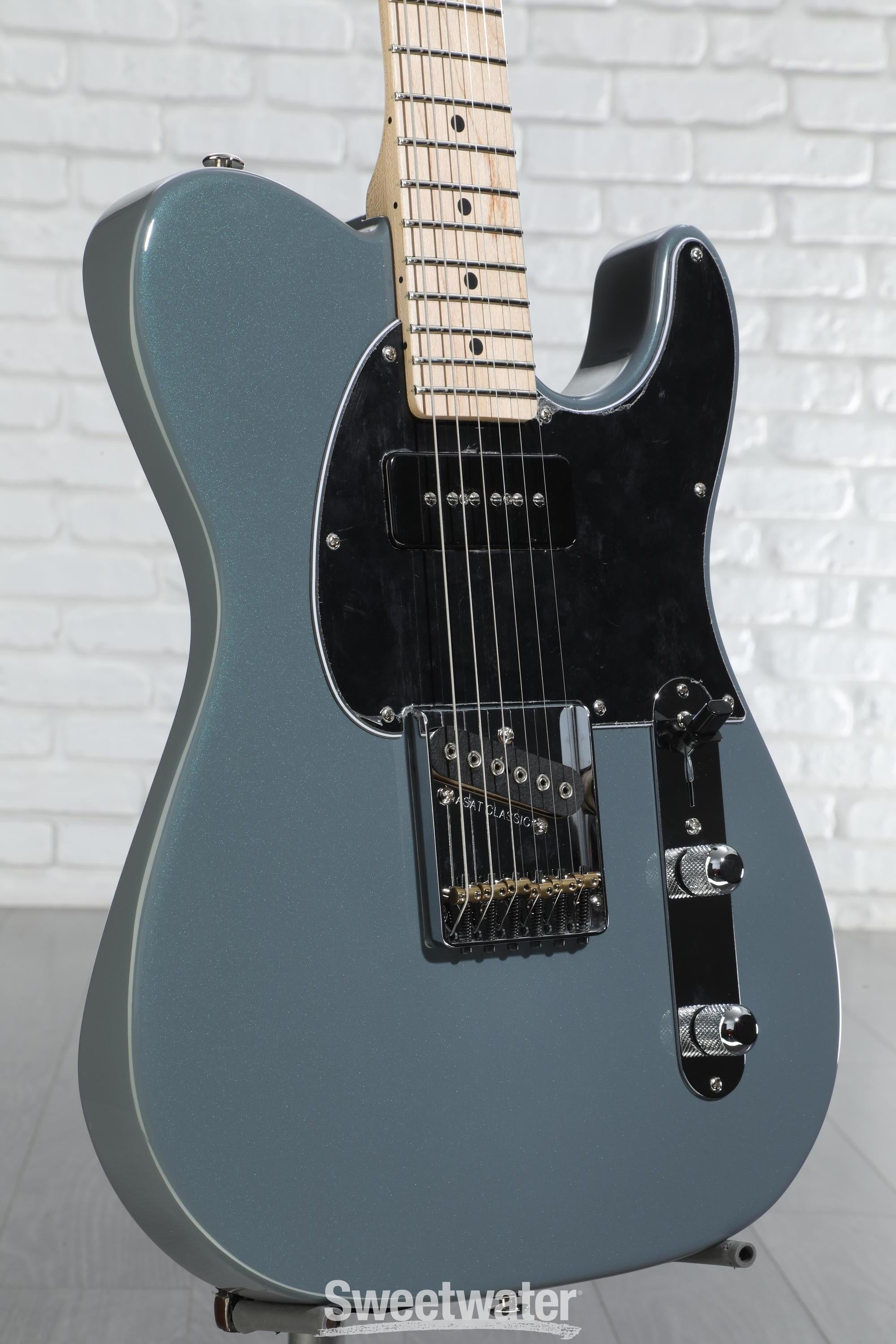 G&L Fullerton Deluxe ASAT Classic Bluesboy P90 Electric Guitar - Grey ...