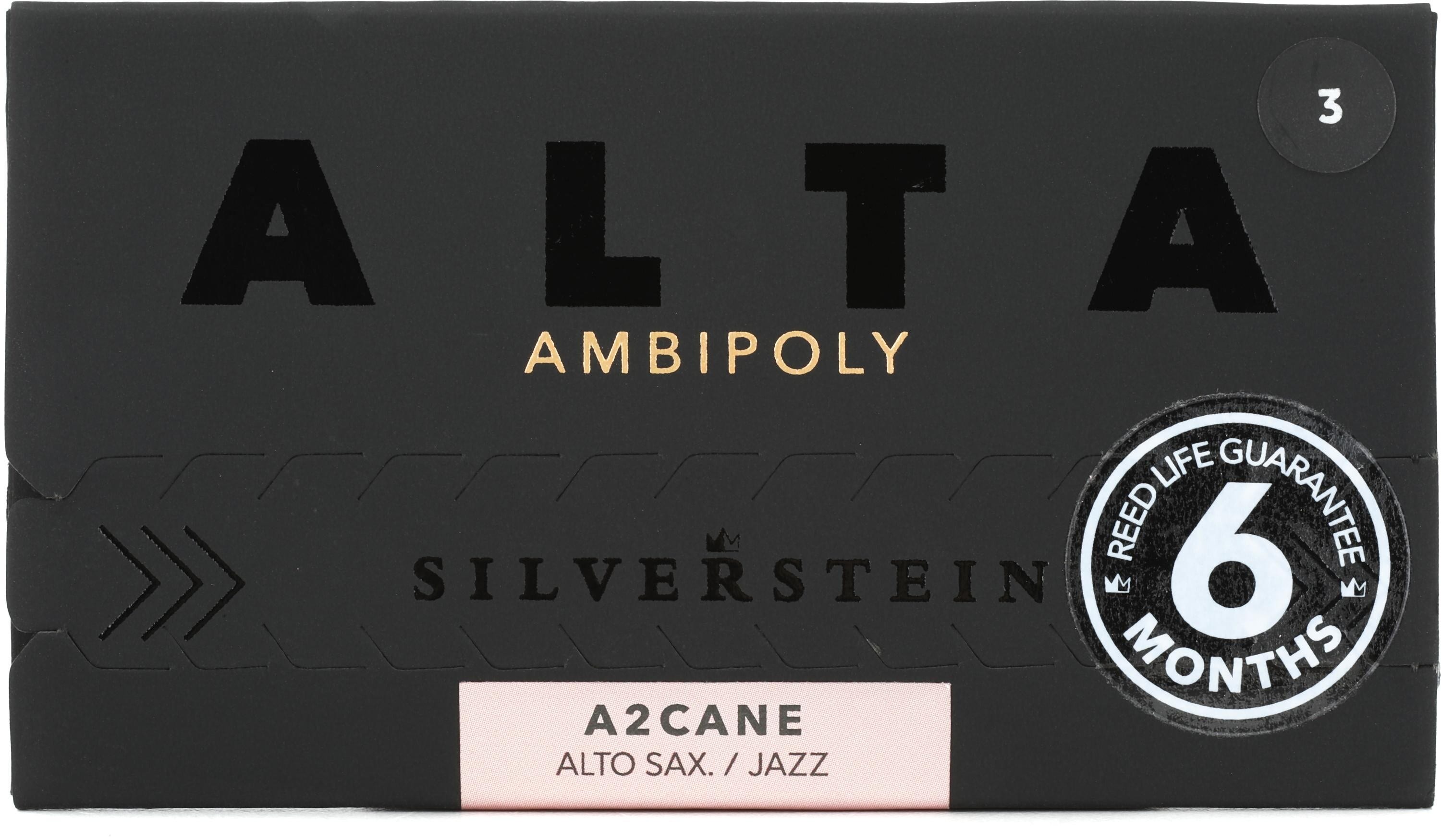 Silverstein Works AP300ASJ Ambipoly Jazz Alto Saxophone Reed - 3.0 ...