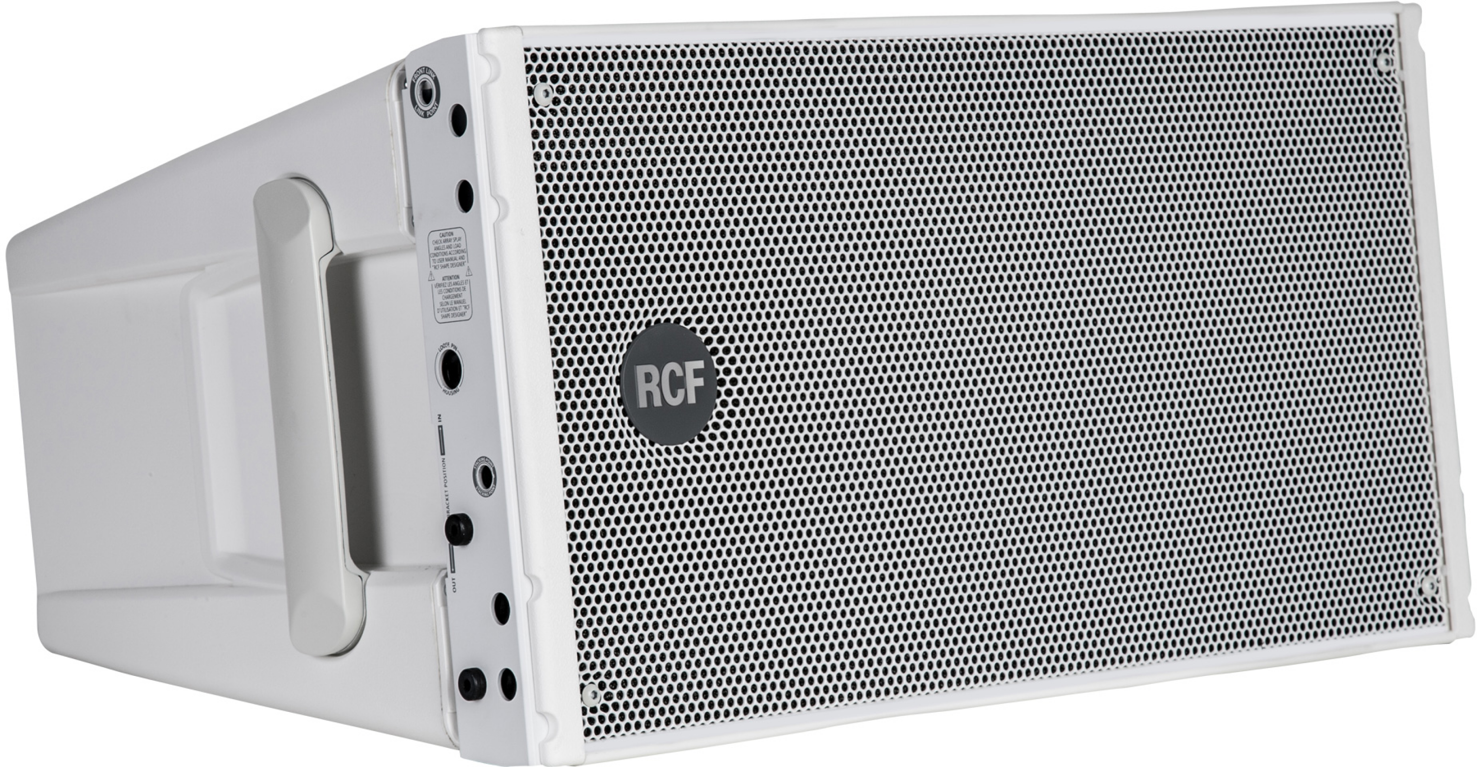 Rcf Hdl 10 A 1 400 Watt Dual 8 Inch Active Line Array Module White Each Sweetwater