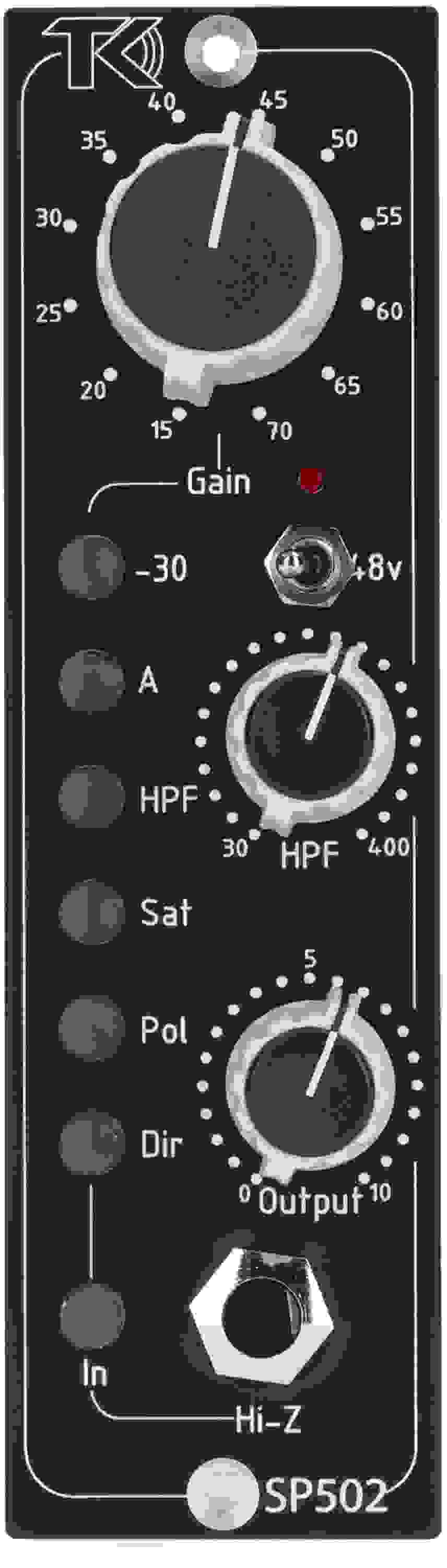 TK Audio SP502 500 Series Preamp | Sweetwater