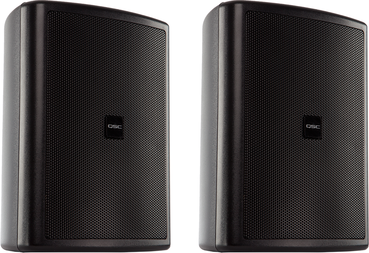 QSC AcousticCoverage AC-S6T 6.5-inch 2-way Surface-mount Speakers ...