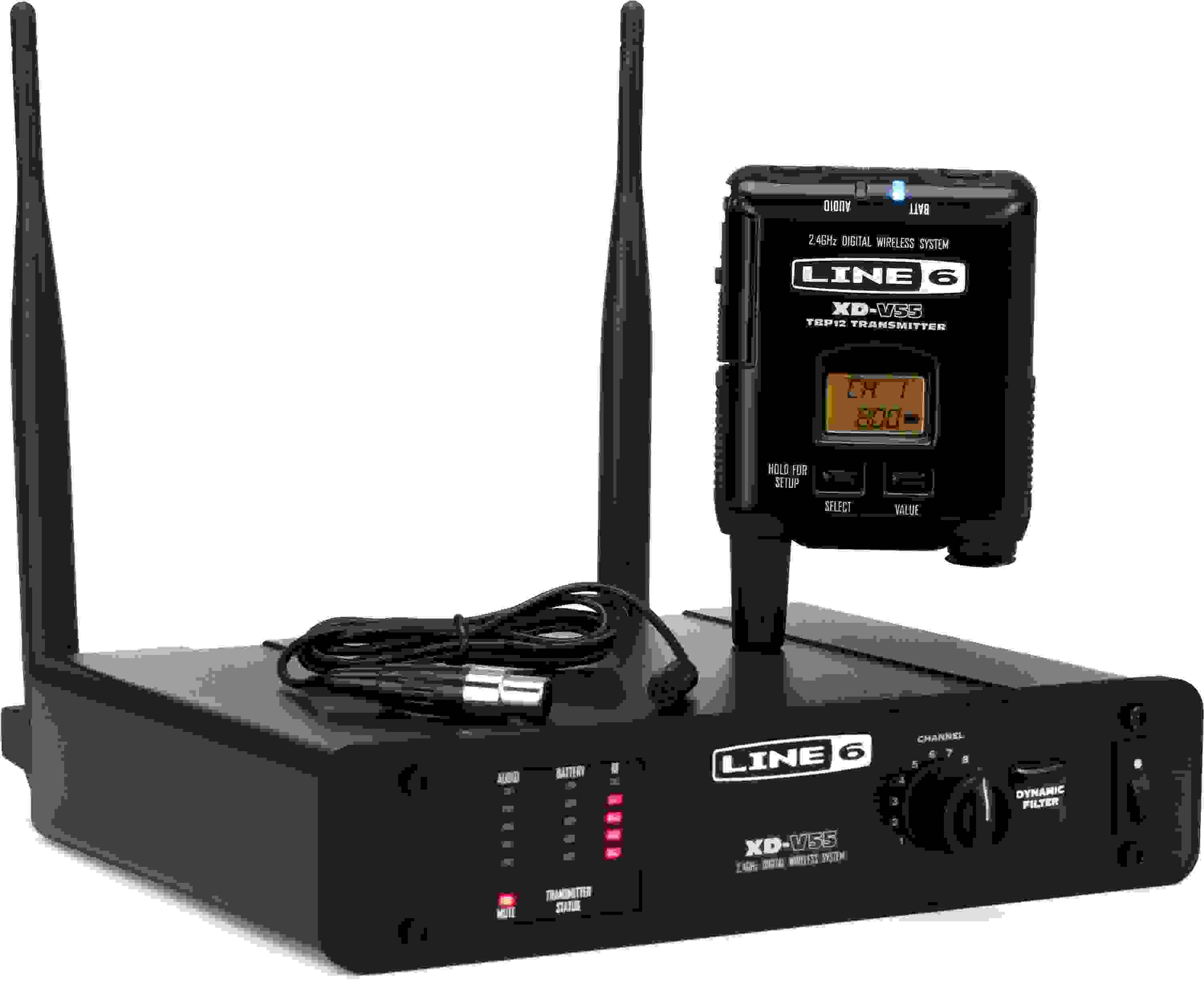 Line 6 XD-V55L Digital Wireless Lavalier Microphone System | Sweetwater