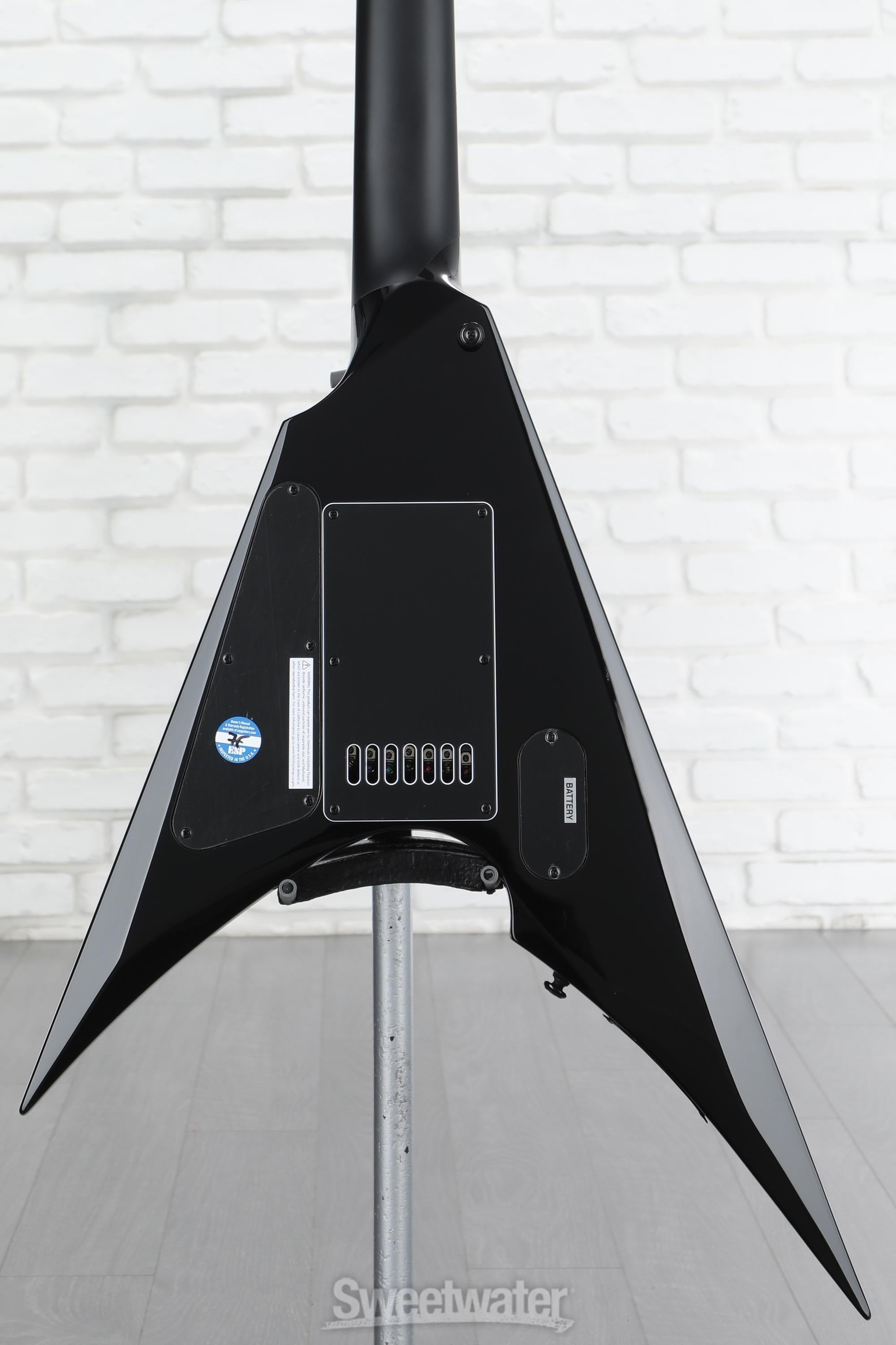 ESP LTD Arrow-1007 EverTune 7-string Baritone Electric Guitar - Black ...