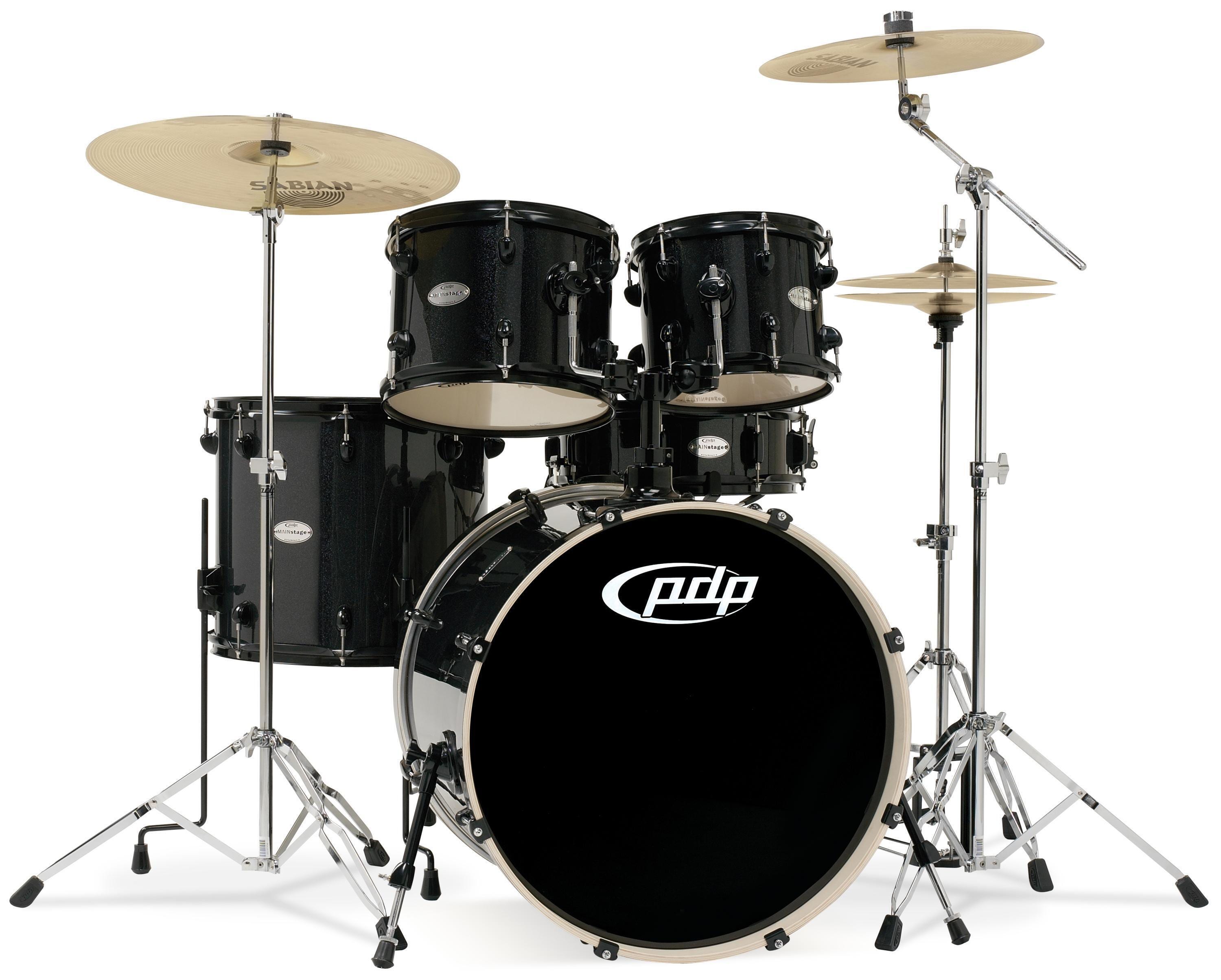 PDP Mainstage Complete Drum Kit - Black Metallic | Sweetwater