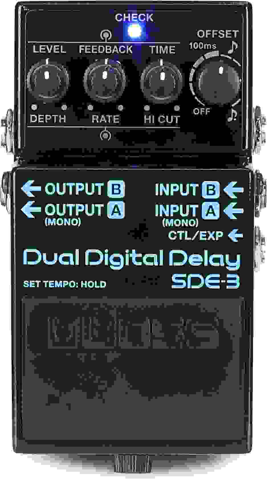 Boss SDE-3 Dual Digital Delay Pedal | Sweetwater