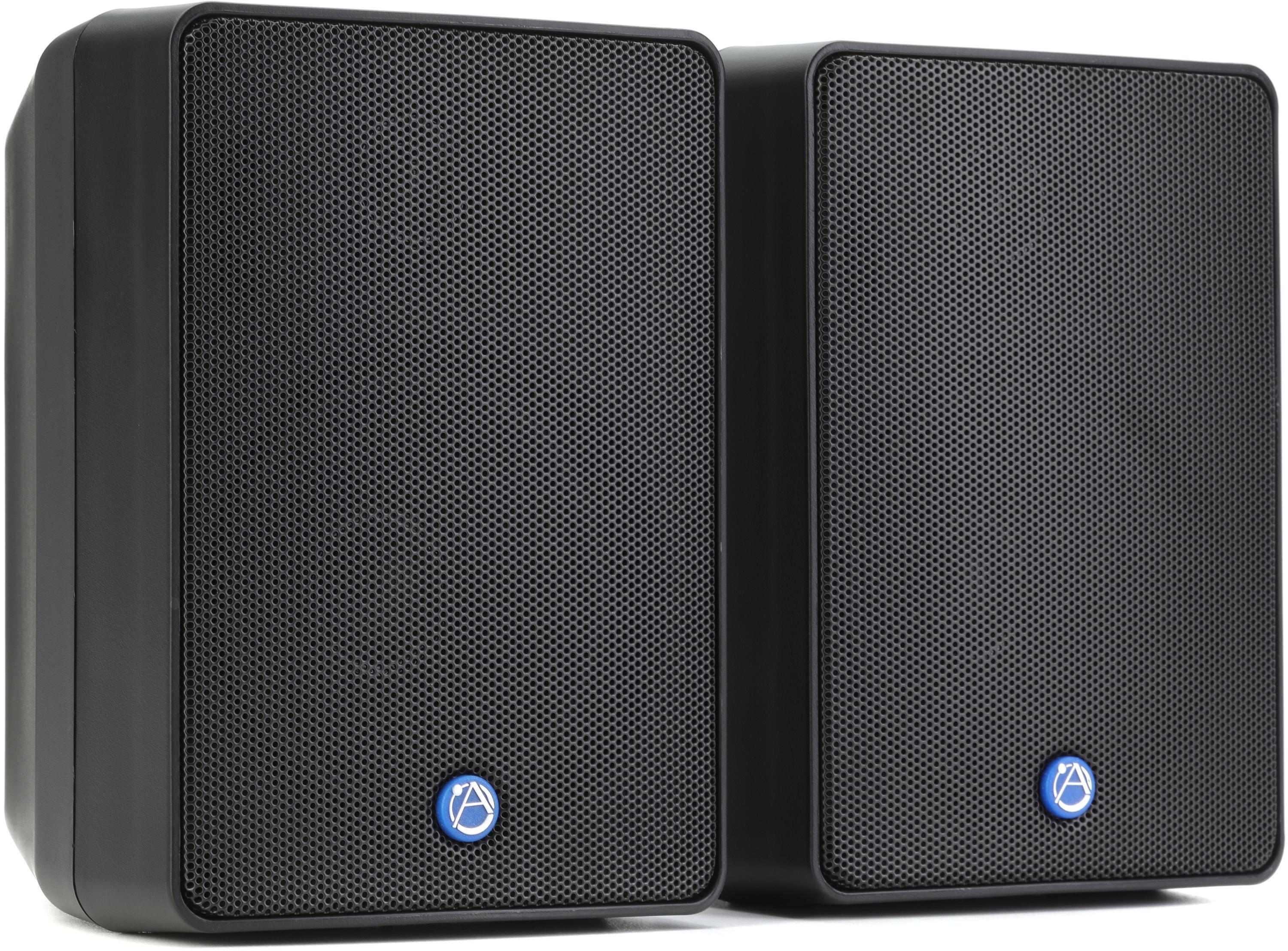 AtlasIED SM42T-B 4-inch 16W 70V/100V All Weather Speaker Pair - Black ...