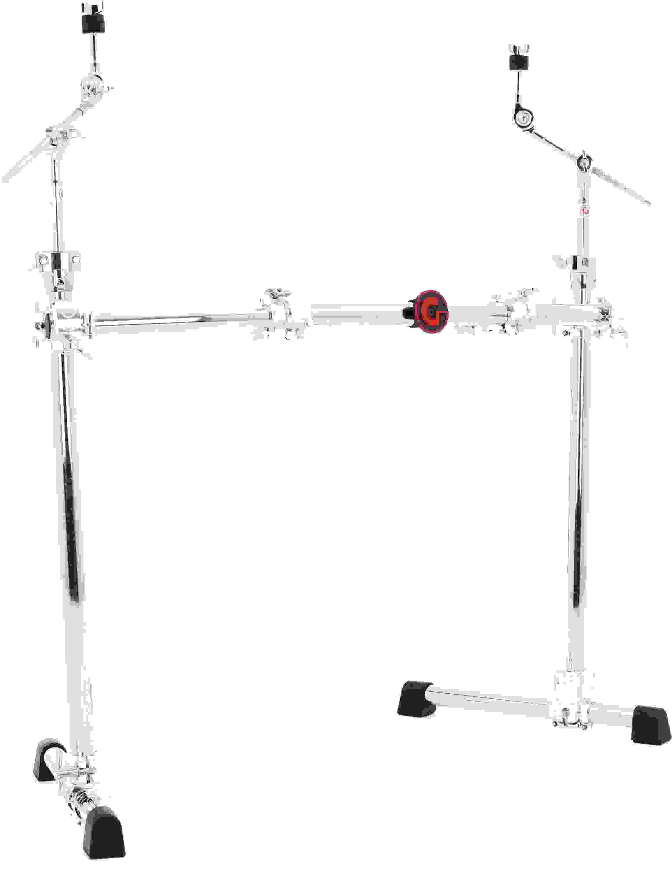 Gibraltar GCS302C Chrome Series Curved Rack with 2 Cymbal Boom Arms ...
