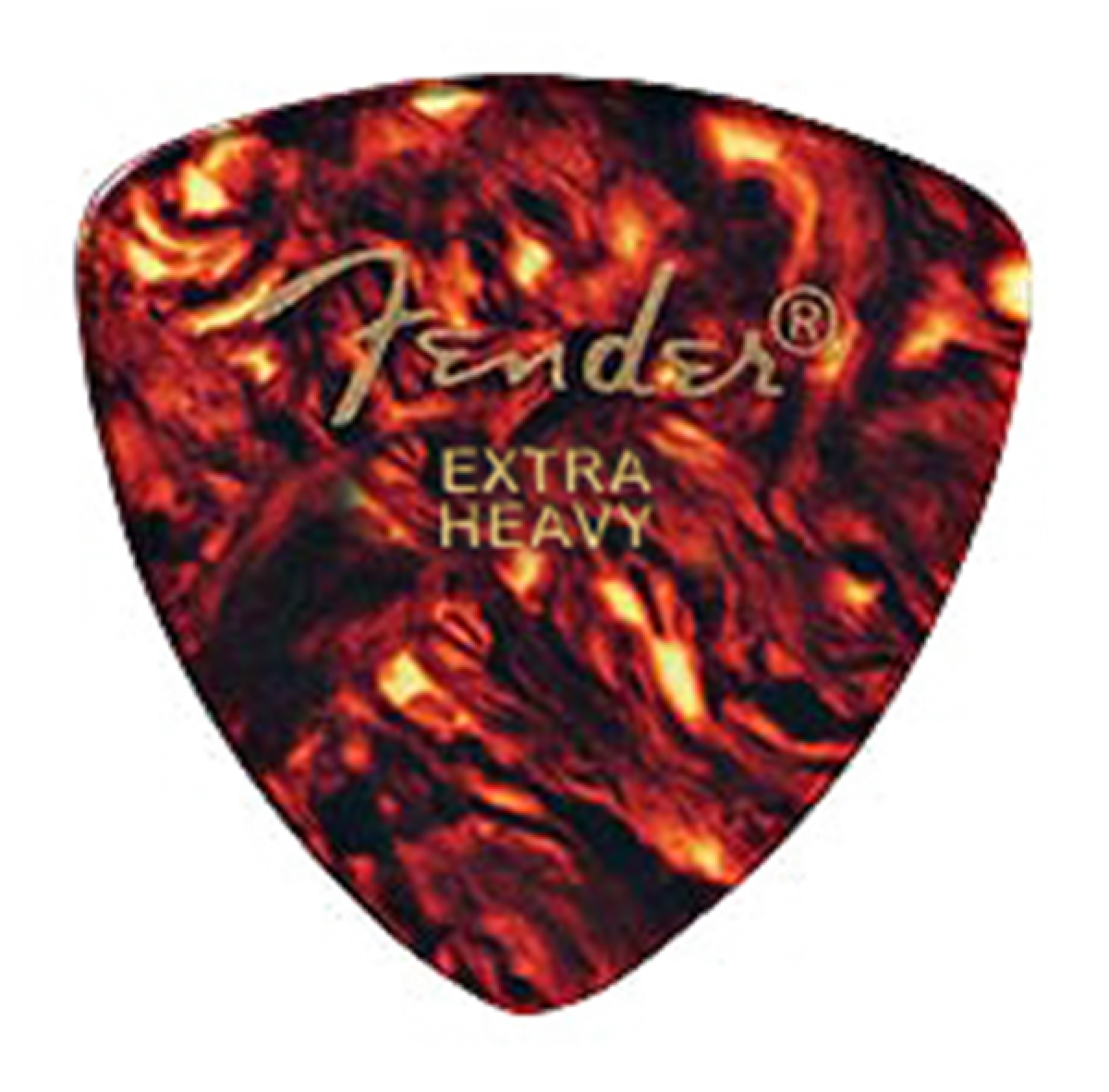 Fender 346 Shape Classic Celluloid Picks - Extra Heavy Tortoise Shell ...