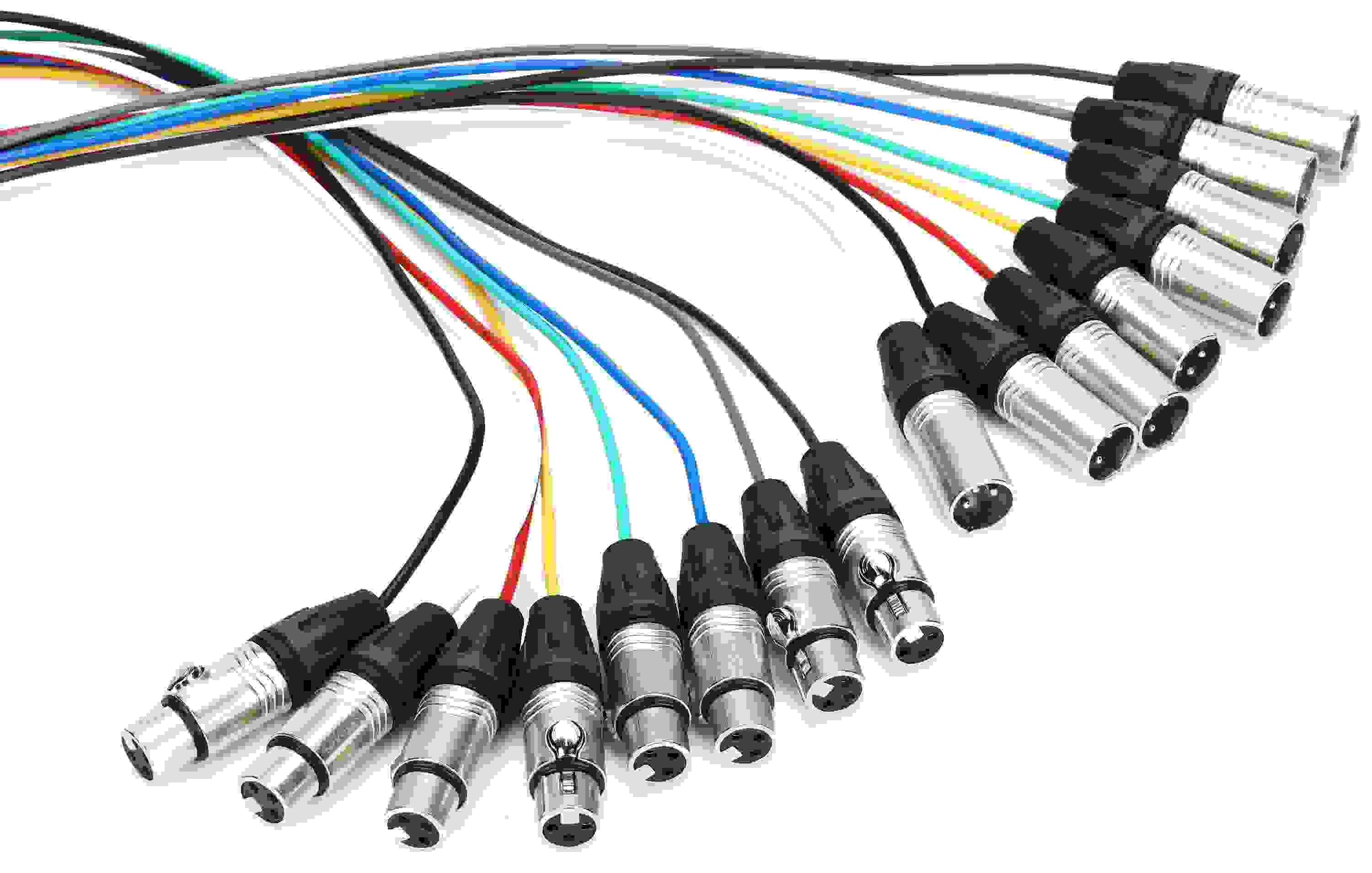 Behringer GMX-300 8-channel XLR Female to XLR Male Snake - 10 foot ...