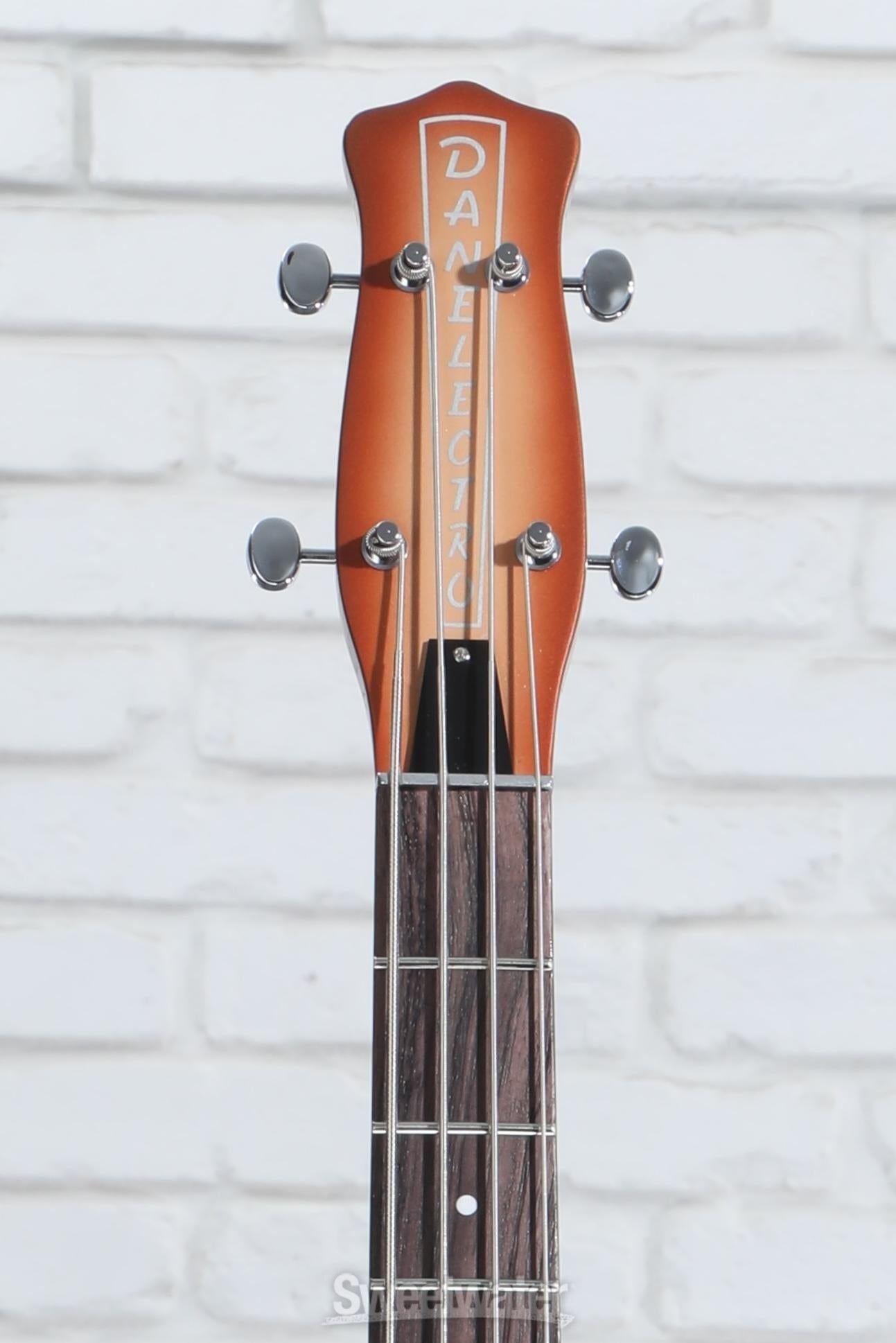 Danelectro Longhorn Bass Guitar - Copper Burst | Sweetwater