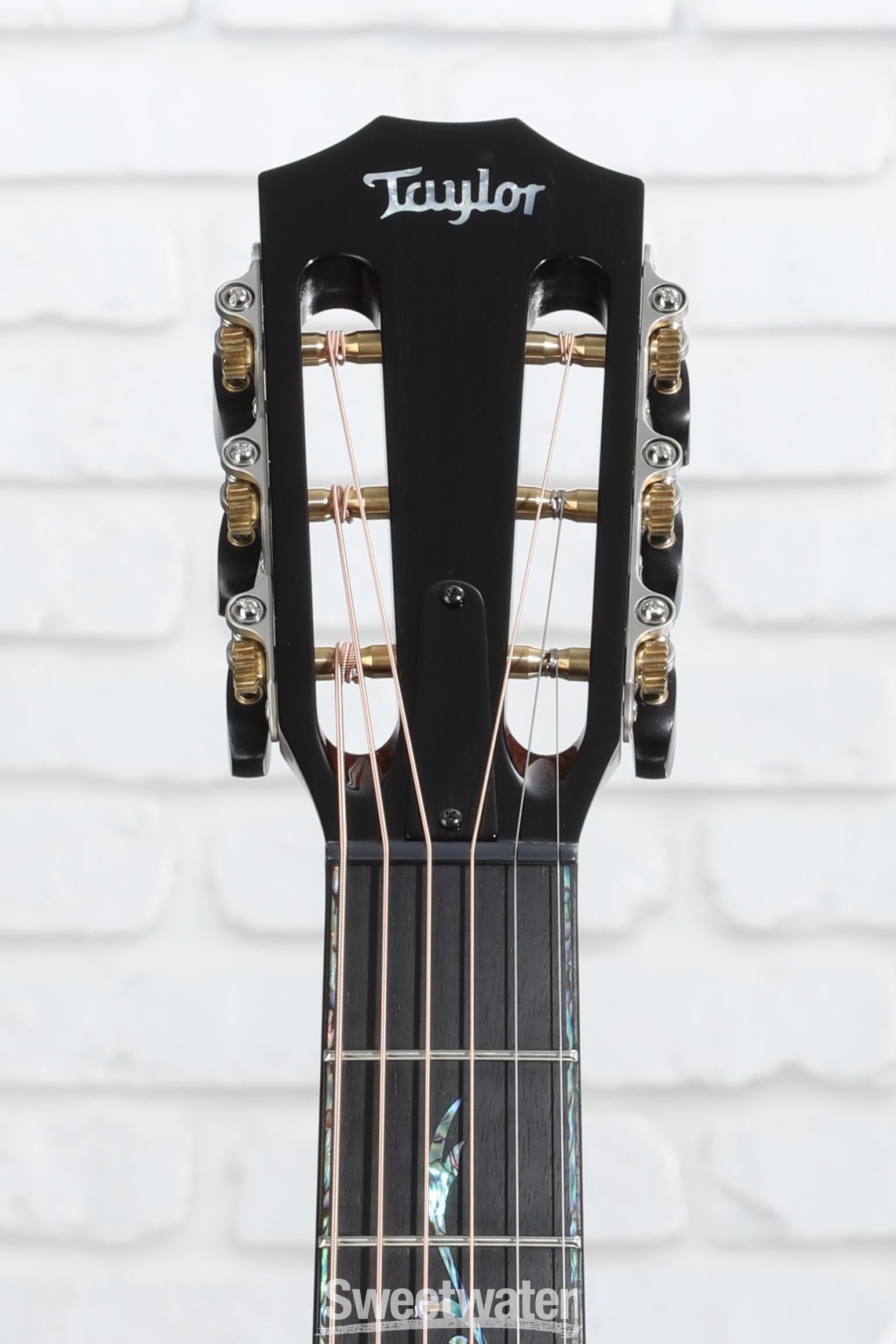 Taylor PS12ce 12-fret Acoustic-electric Guitar - Natural Sinker Redwood ...