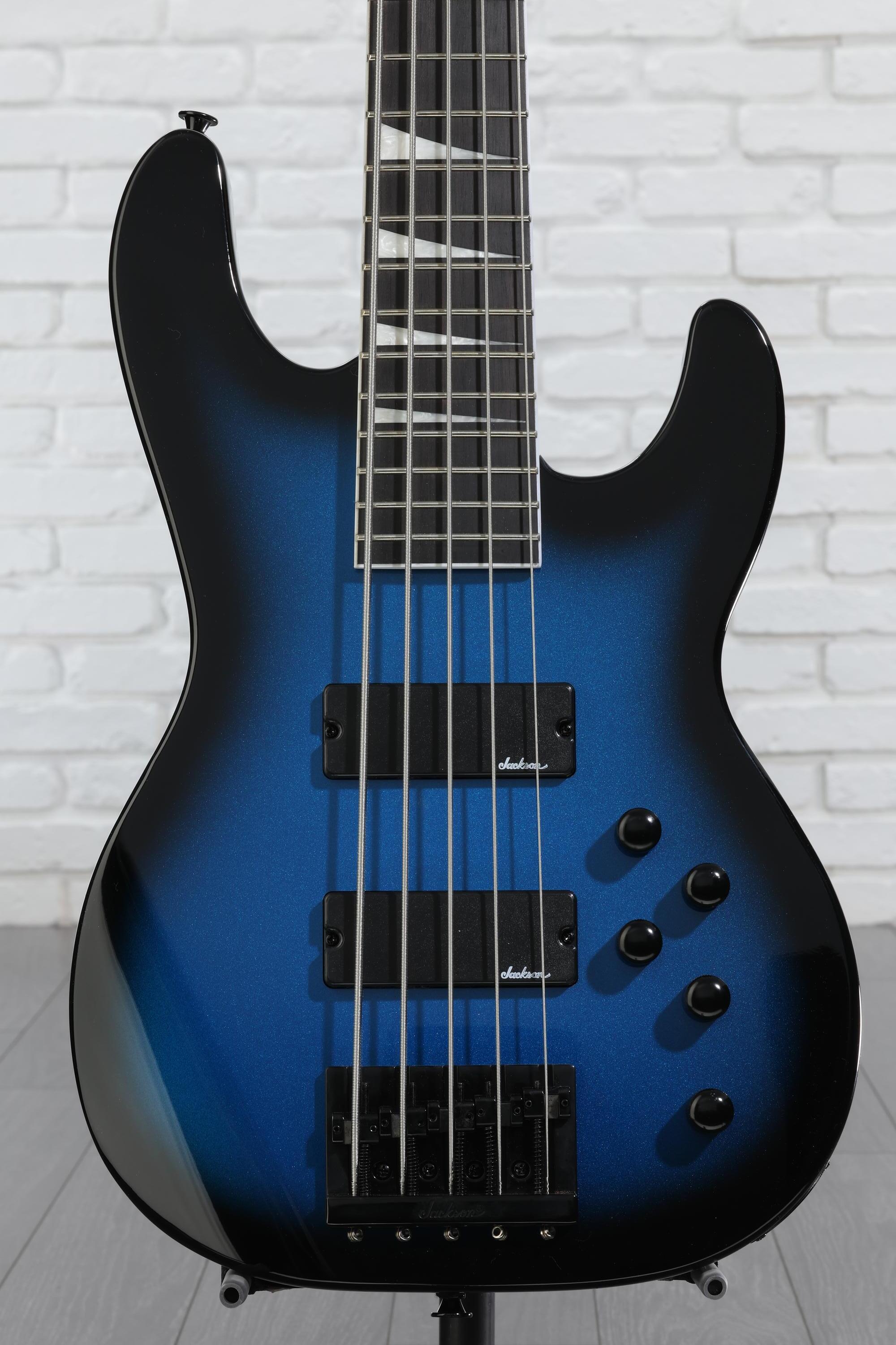 Jackson Concert Bass JS3V - Metallic Blue Burst | Sweetwater