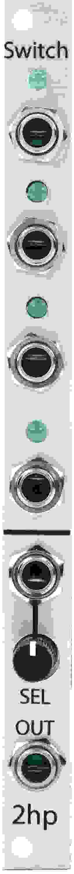 2HP Switch Eurorack Switch Module - Silver | Sweetwater