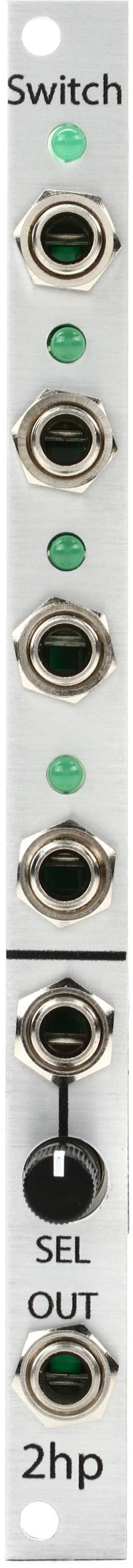 2HP Switch Eurorack Switch Module - Silver | Sweetwater